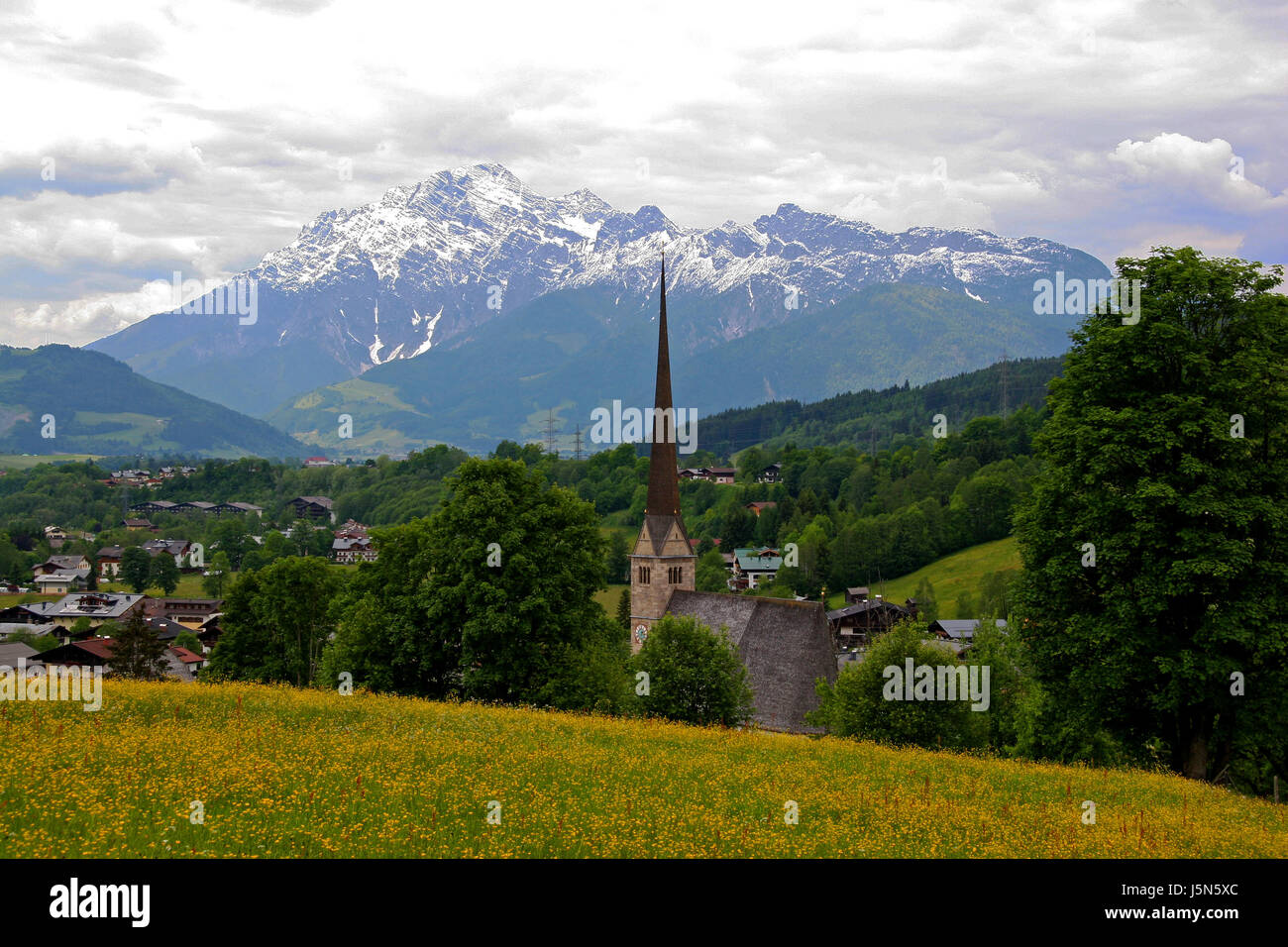 Maria alm snow Stockfotos und -bilder Kaufen - Alamy