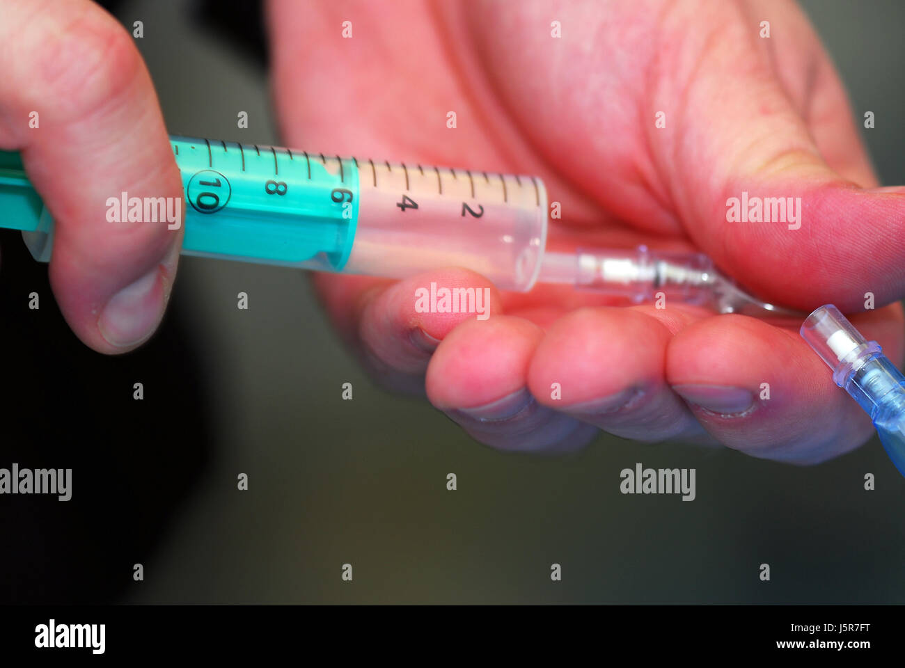 Tropf Infusion intravenös subkutane Durchblutung Spritze Injektion ...