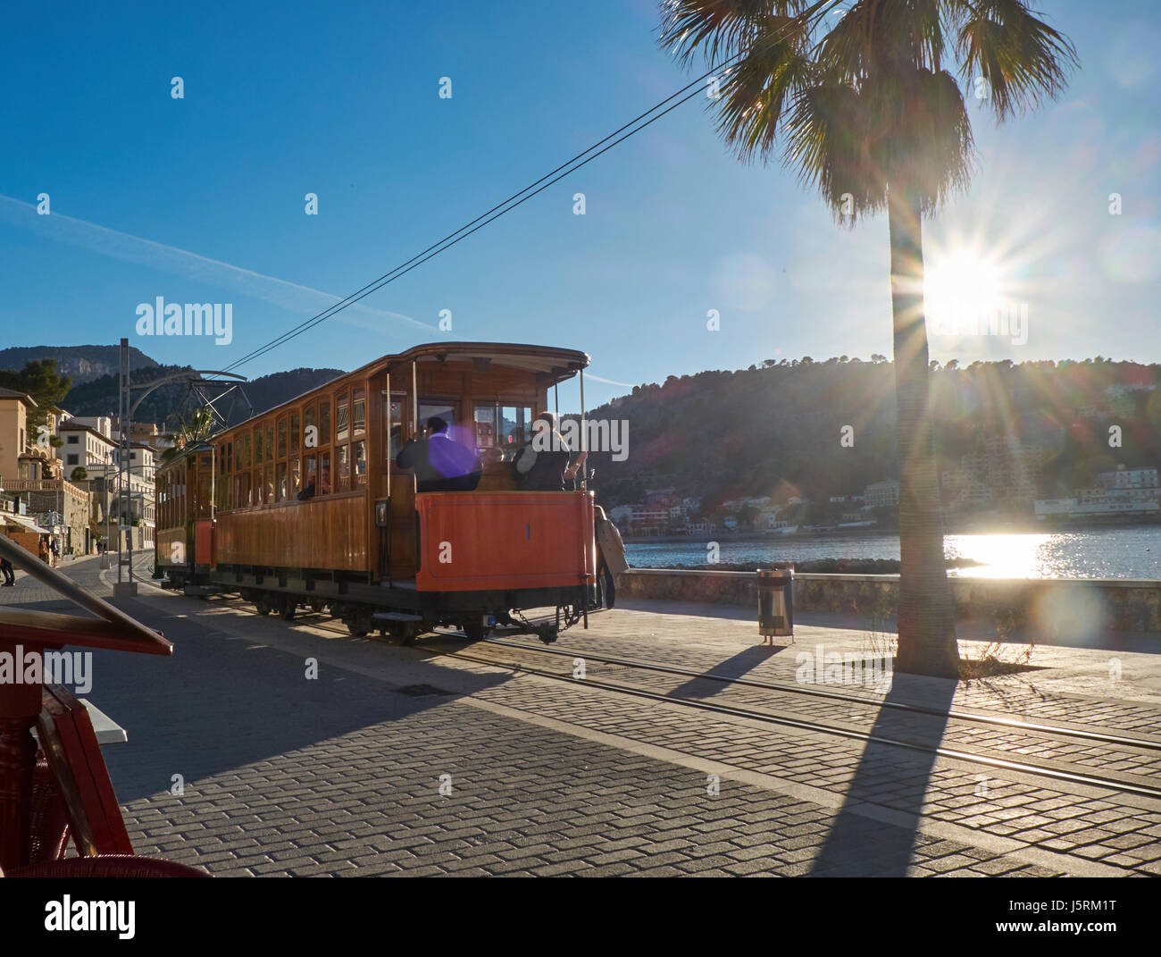 Historische Straßenbahn, Orangen-Express, Port Sóller, Palma De ...