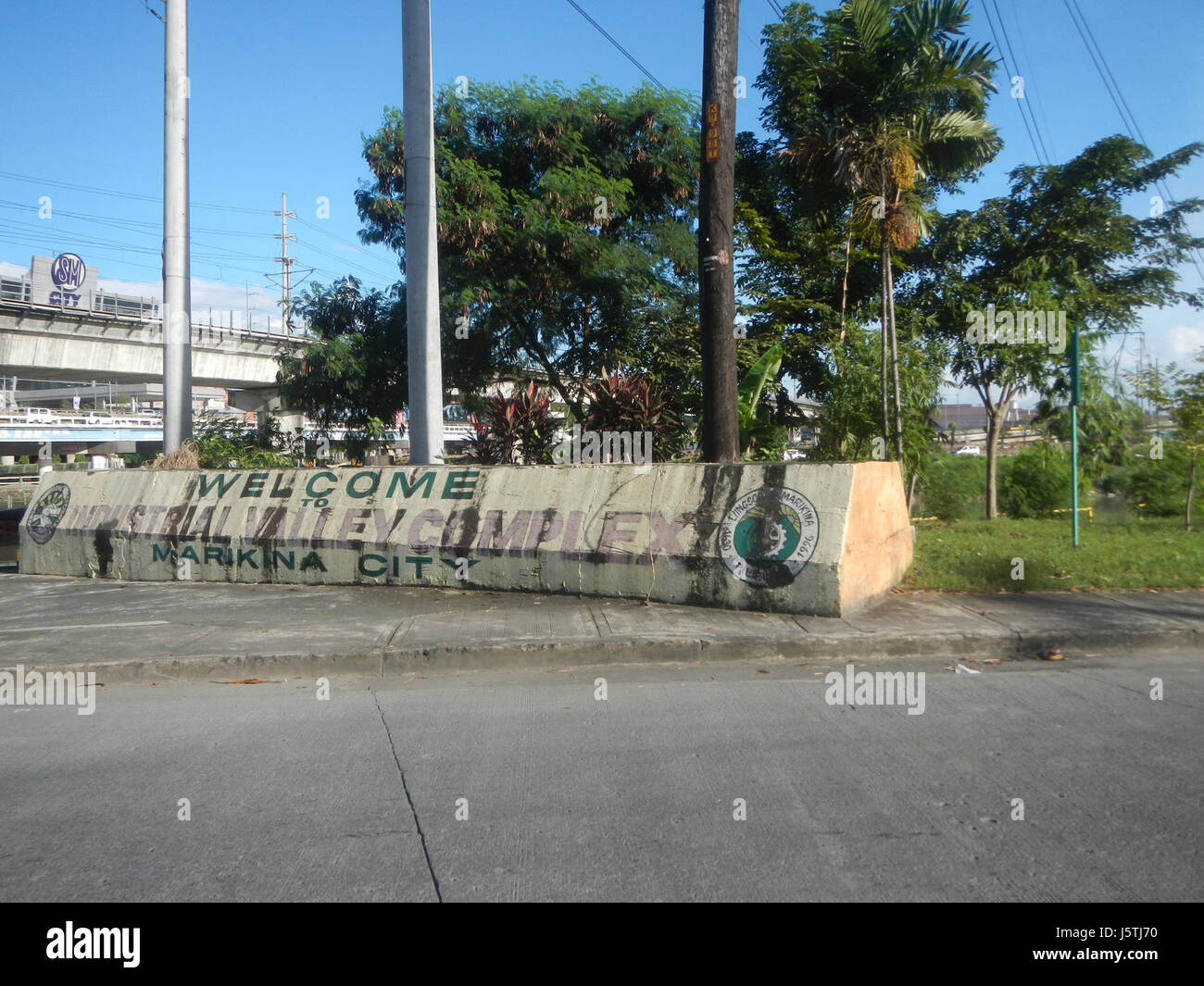 0292 Barangay Industrial Tal komplexe LRT Linie 11 Marcos Brücke ...