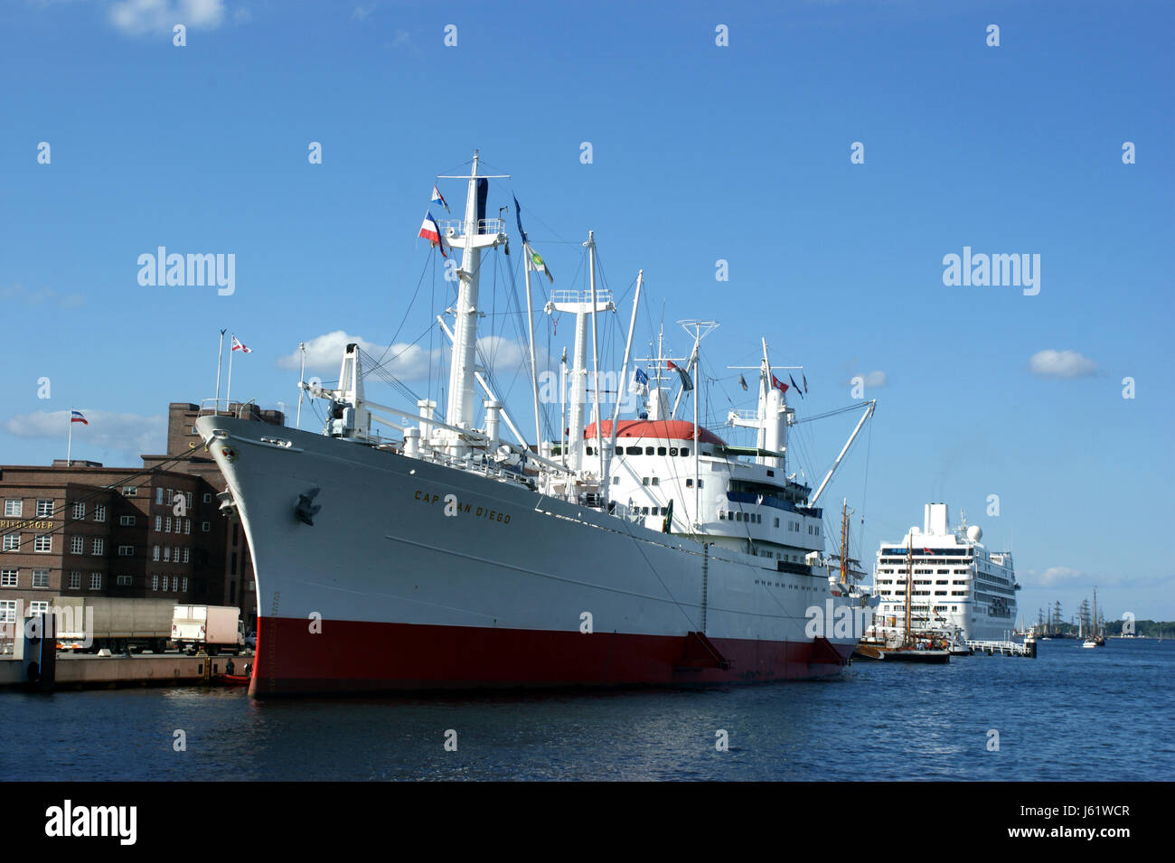 Hafen Häfen Kiel Segelboot Segelboot Boot Boot Wasserfahrzeug Schiff ...