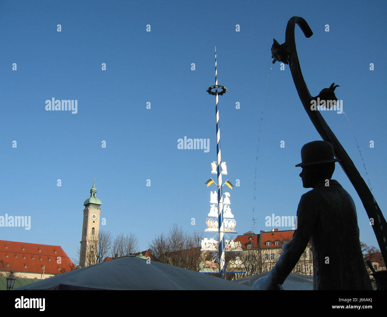 Denkmal Bayern München Brunnen Valentin Turm Religion ...