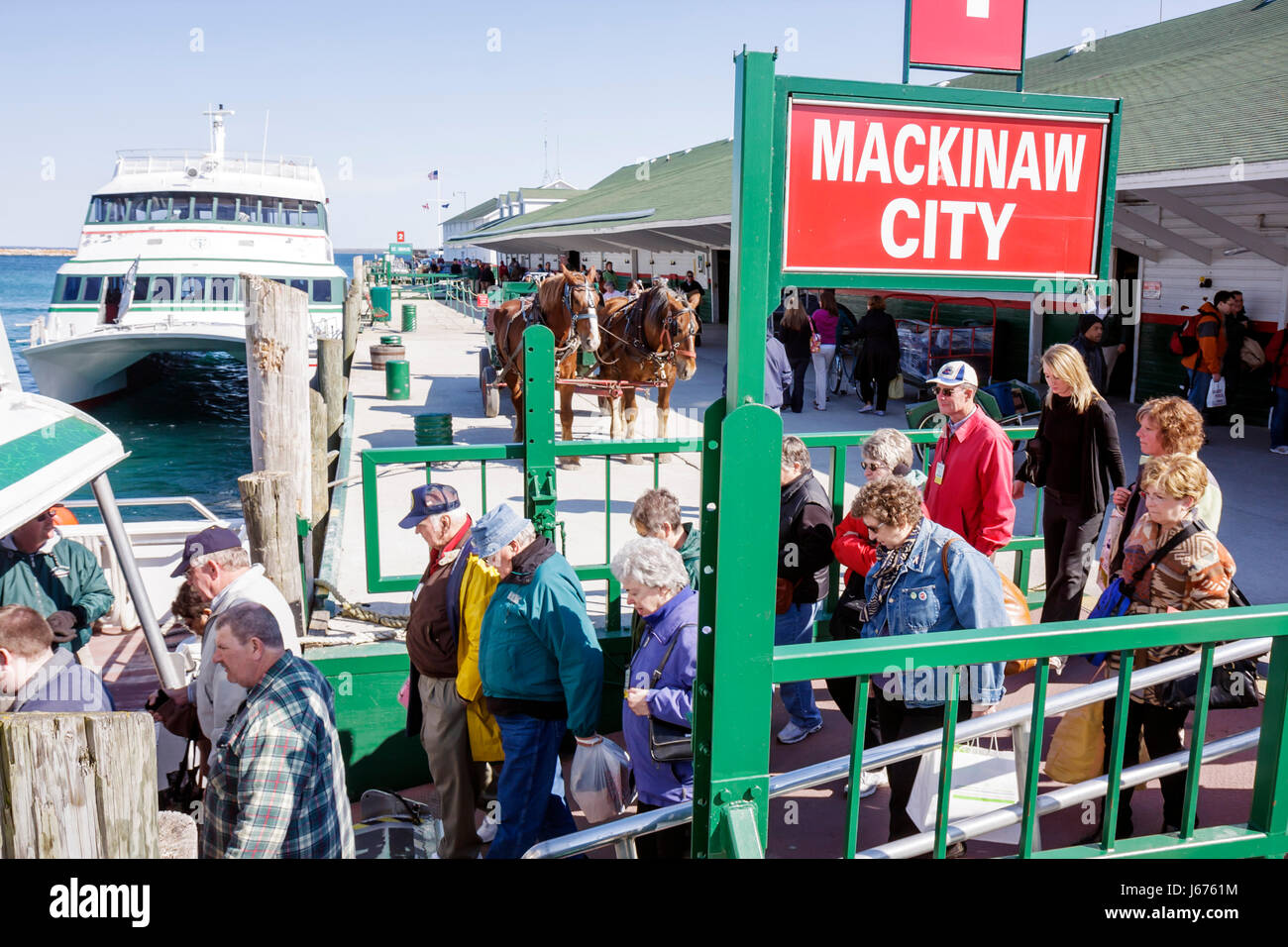 Mackinac Island Michigan, Historic State Parks Park Mackinaw, Straits ...