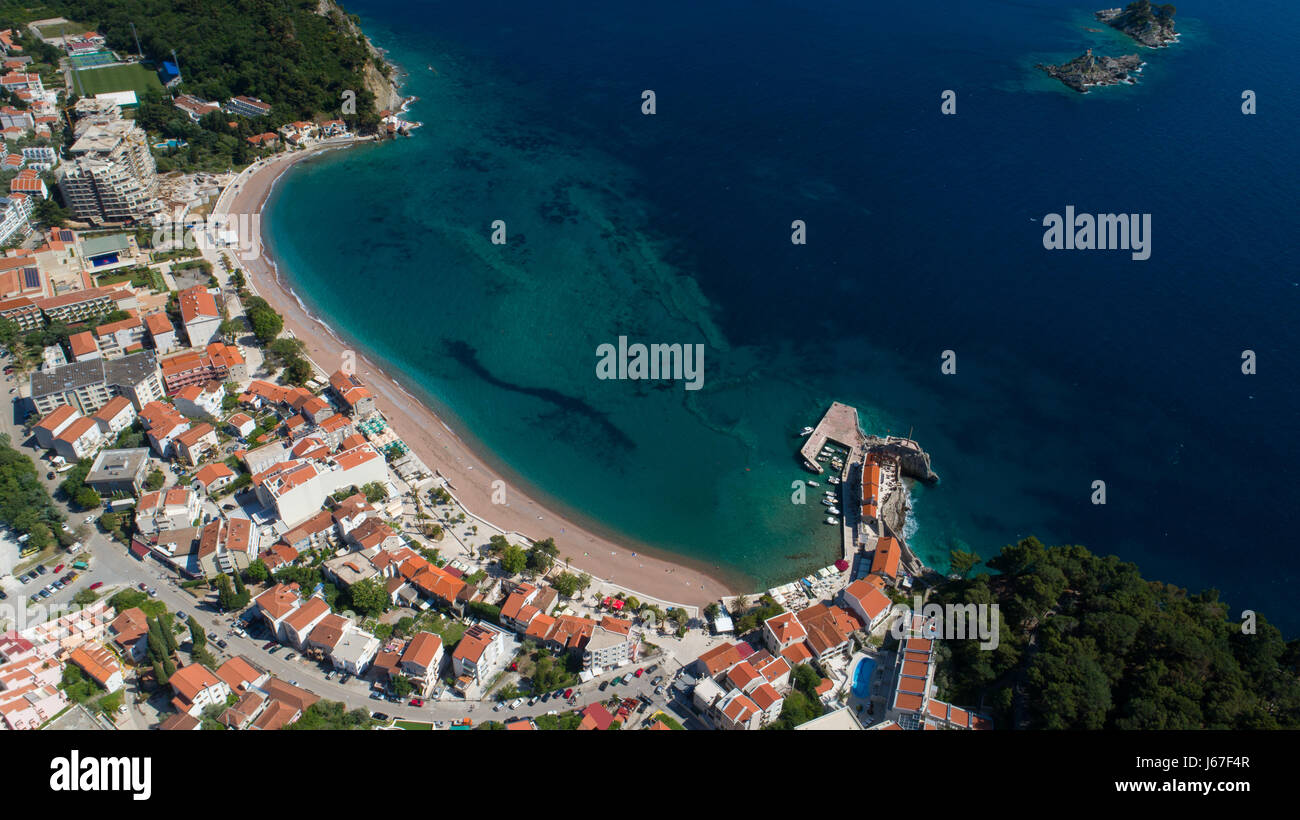 Montenegro petrovac beach adriatic Stockfotos und -bilder Kaufen - Alamy