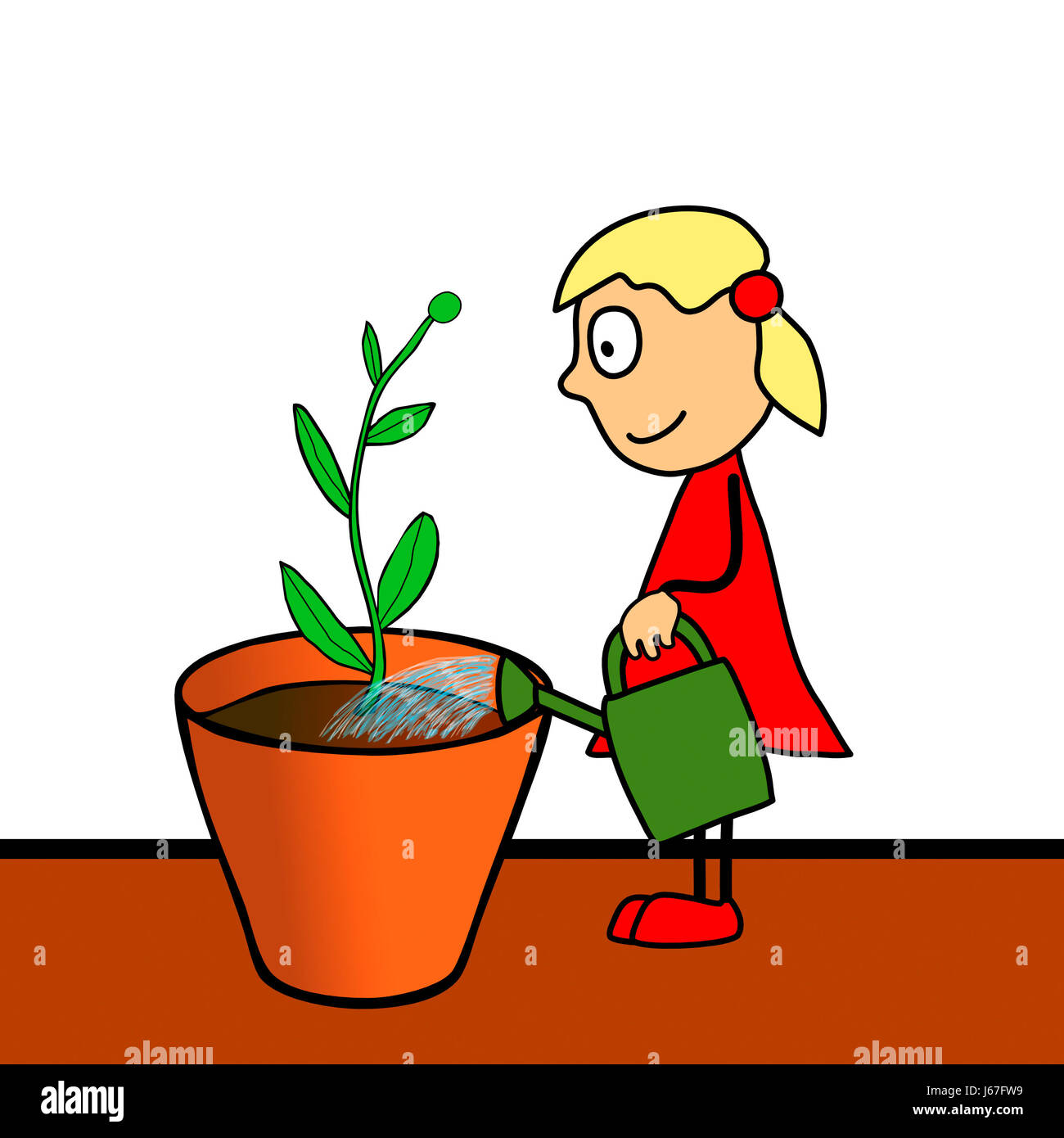 Blume Pflanze Hobby Abbildung Anbau Cartoon Blumenzucht Comics comic ...