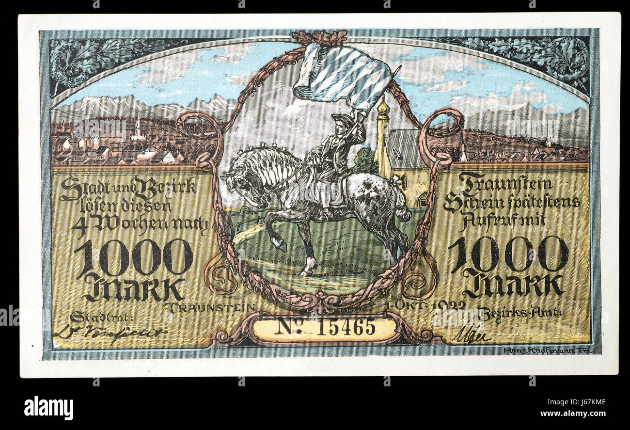 1000 mark note Stockfotos und -bilder Kaufen - Alamy