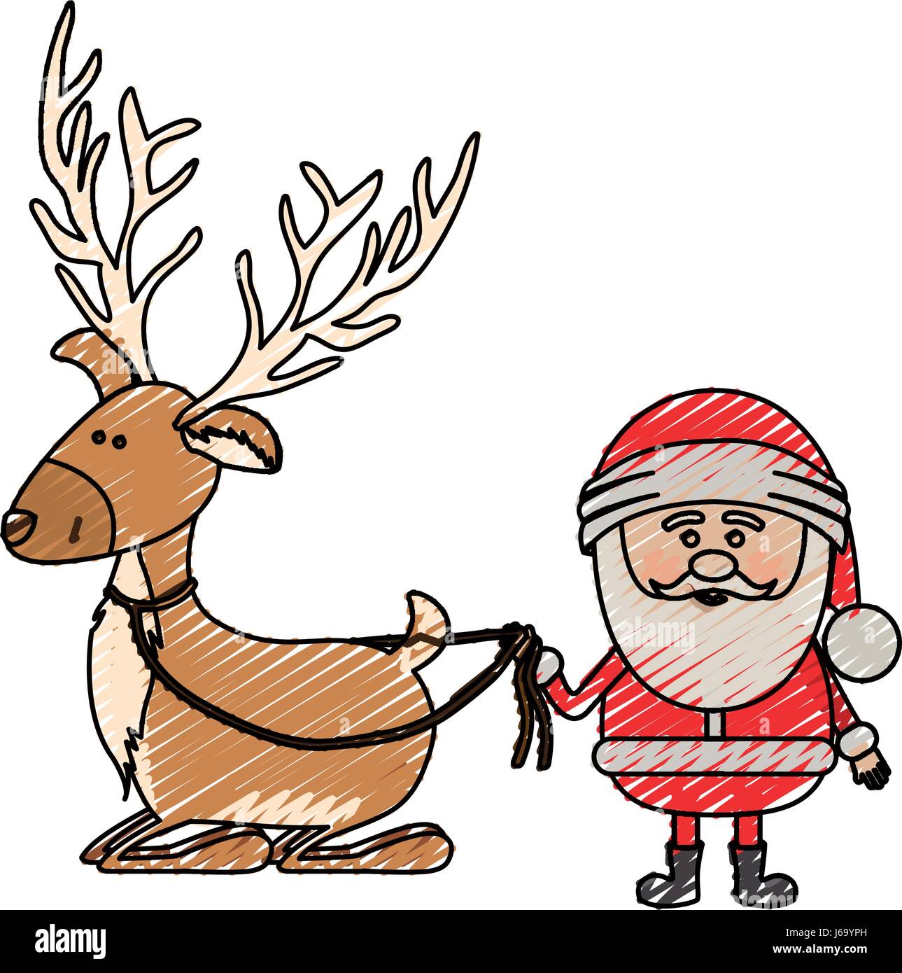 Cartoon Rentier Stockfotos und -bilder Kaufen - Alamy