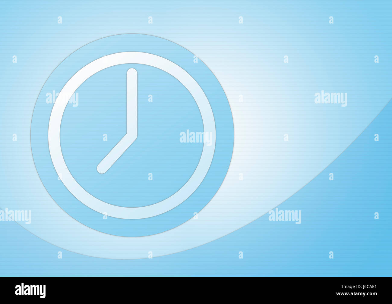 Uhr Uhr Piktogramm Symbol Piktogramm Handel Symbol blau Büro Stundenuhr ...