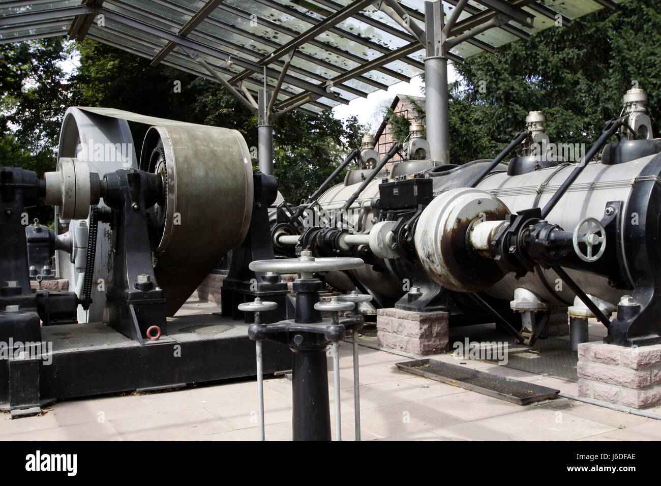alte Dampfmaschine in bodenwerder Stockfotografie - Alamy