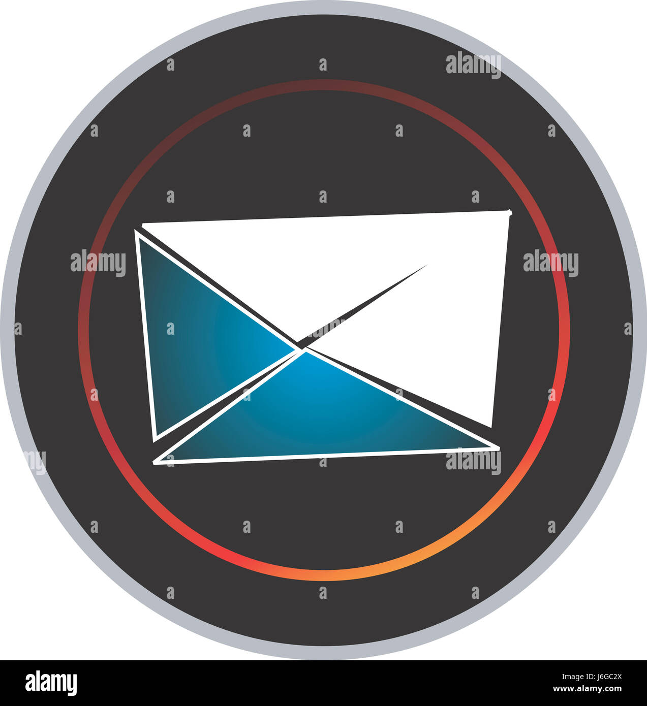 Briefumschlag-Symbol Piktogramm Symbol Piktogramm Handel Symbol post ...