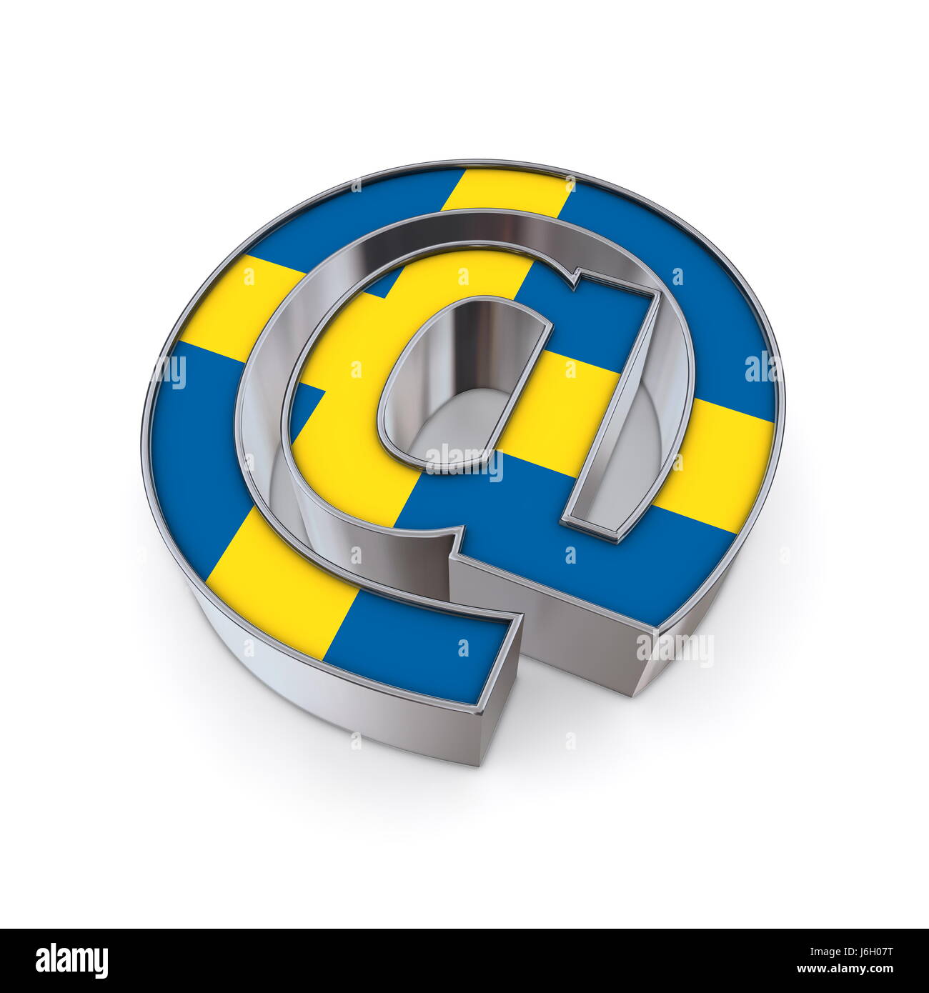 Schweden Flagge e-Mail Banner Schild am Piktogramm Symbol Piktogramm ...