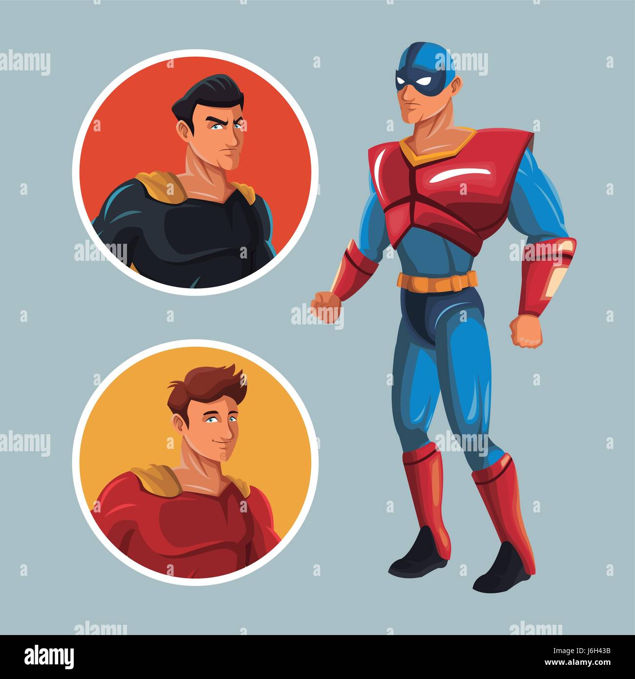 Superhelden schild logo Stock-Vektorgrafiken kaufen - Seite 2 - Alamy