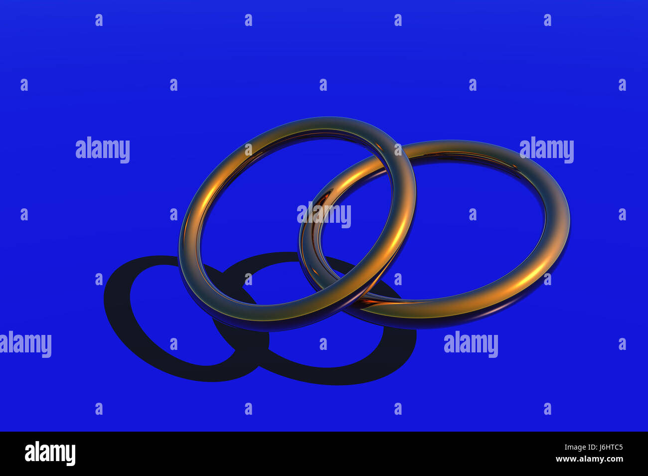 Gold zwei ringe -Fotos und -Bildmaterial in hoher Auflösung – Alamy