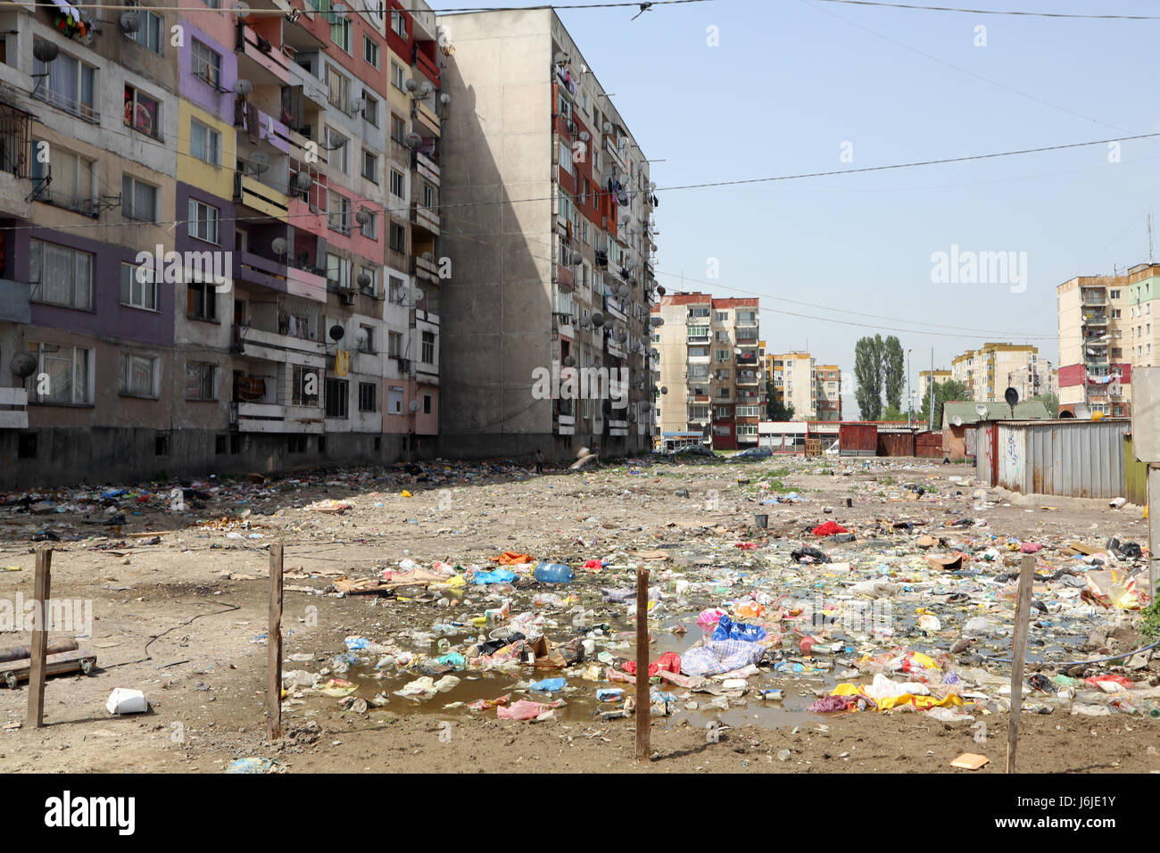 Bulgarien, Jobmarkt, Roma-ghetto Stockfotografie - Alamy