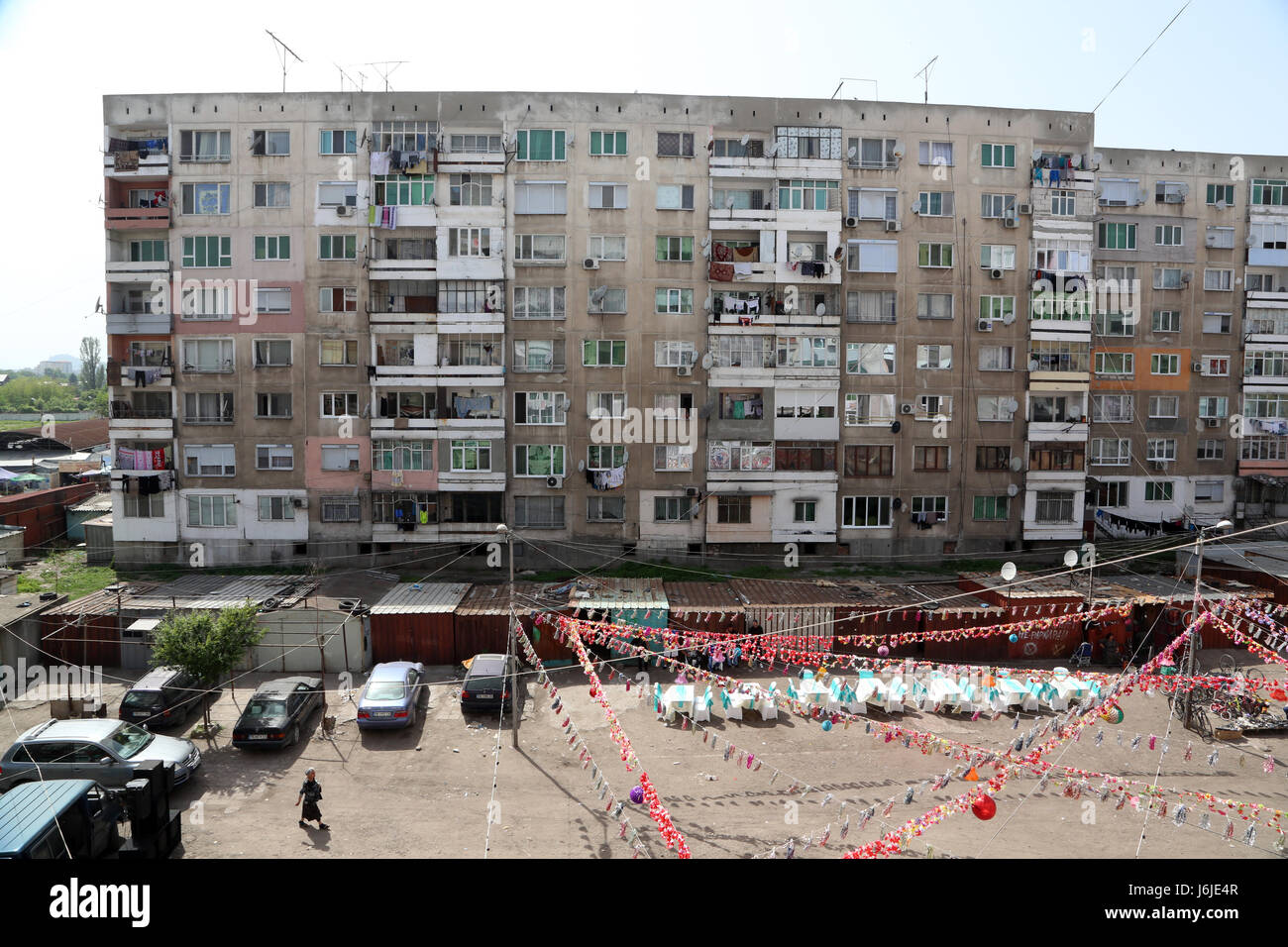 Bulgarien, Jobmarkt, Roma-ghetto Stockfotografie - Alamy