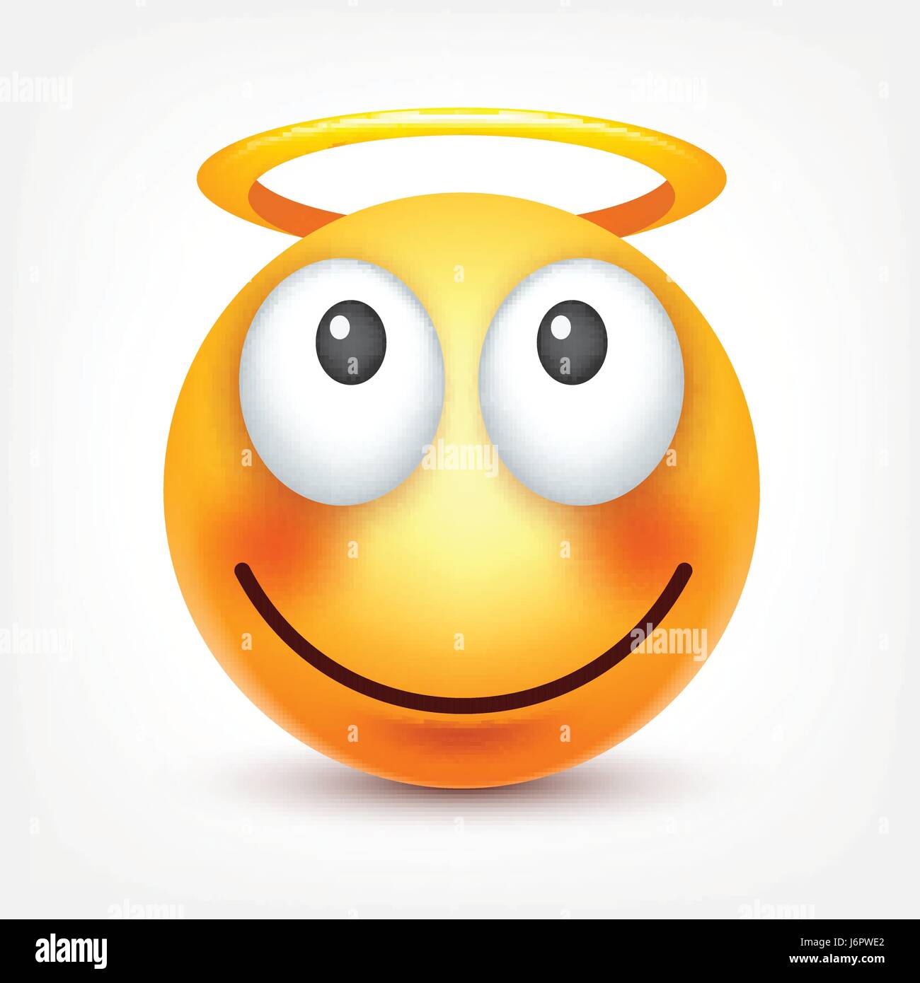 Smiling cartoon emoji emoticon smiley -Fotos und -Bildmaterial in hoher ...
