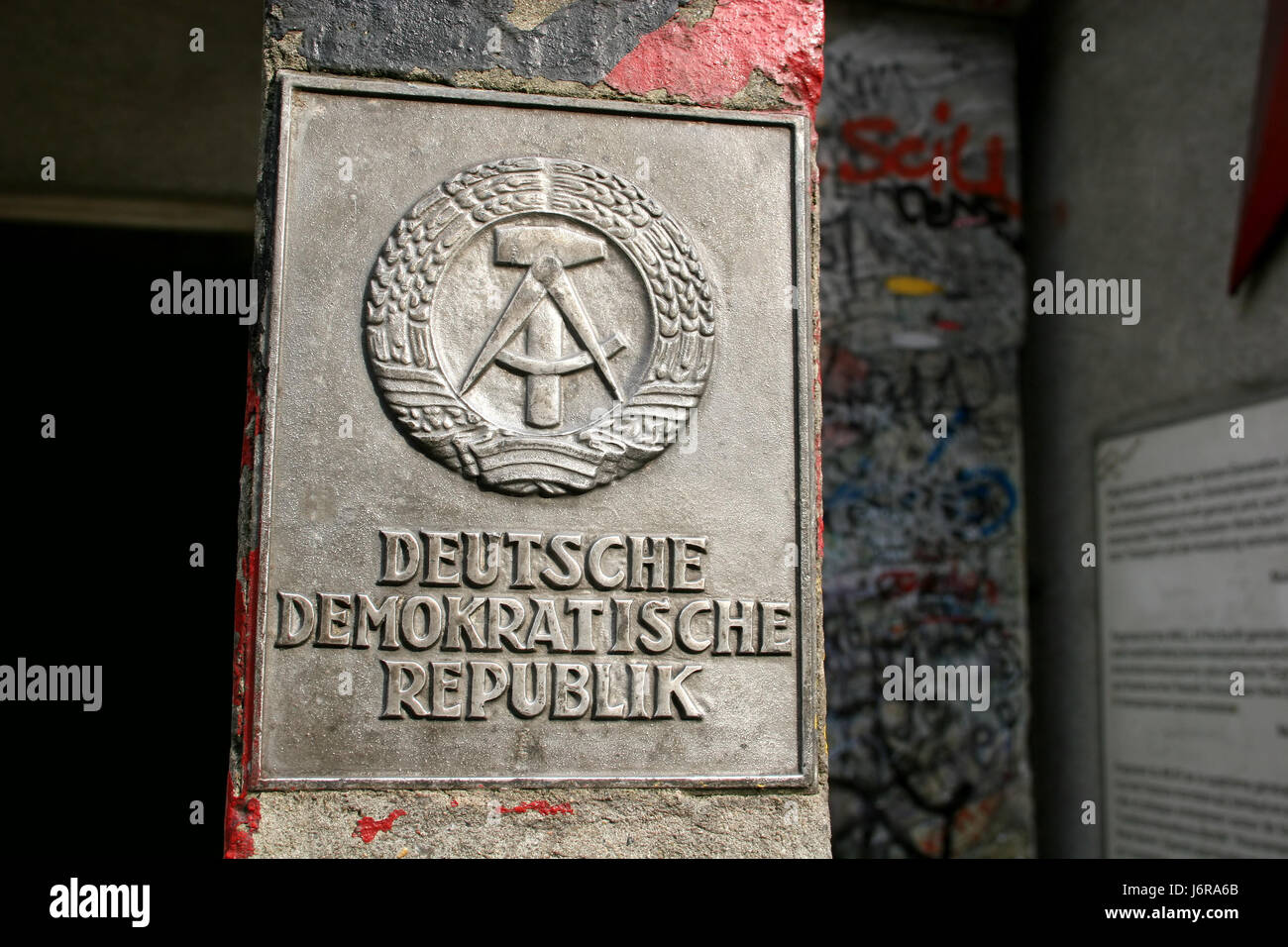Berlin DDR deutschen Bundesrepublik Deutschland DDR Piktogramm symbol ...