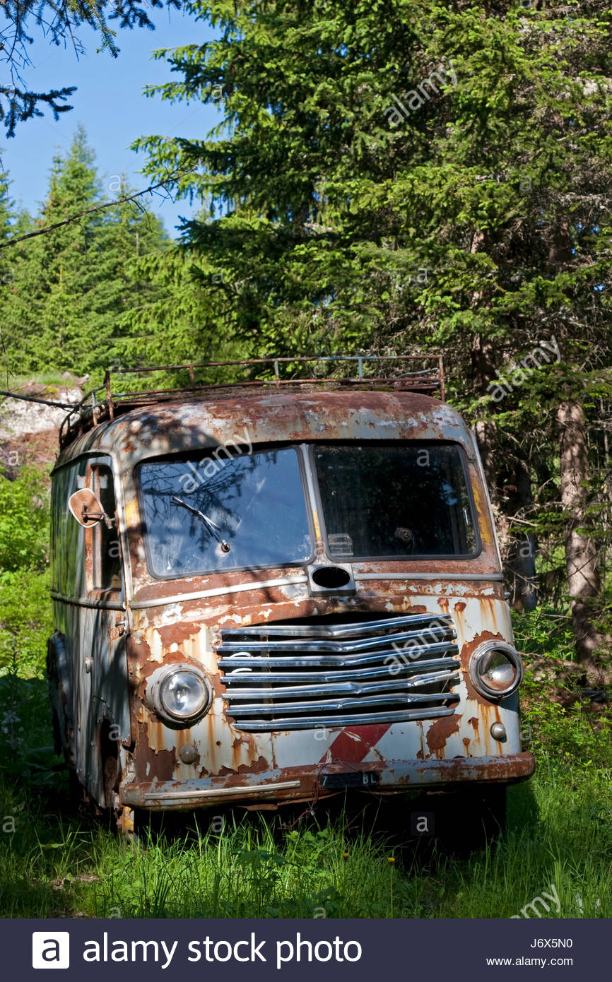 Alter Lieferwagen Stockfotos und -bilder Kaufen - Alamy