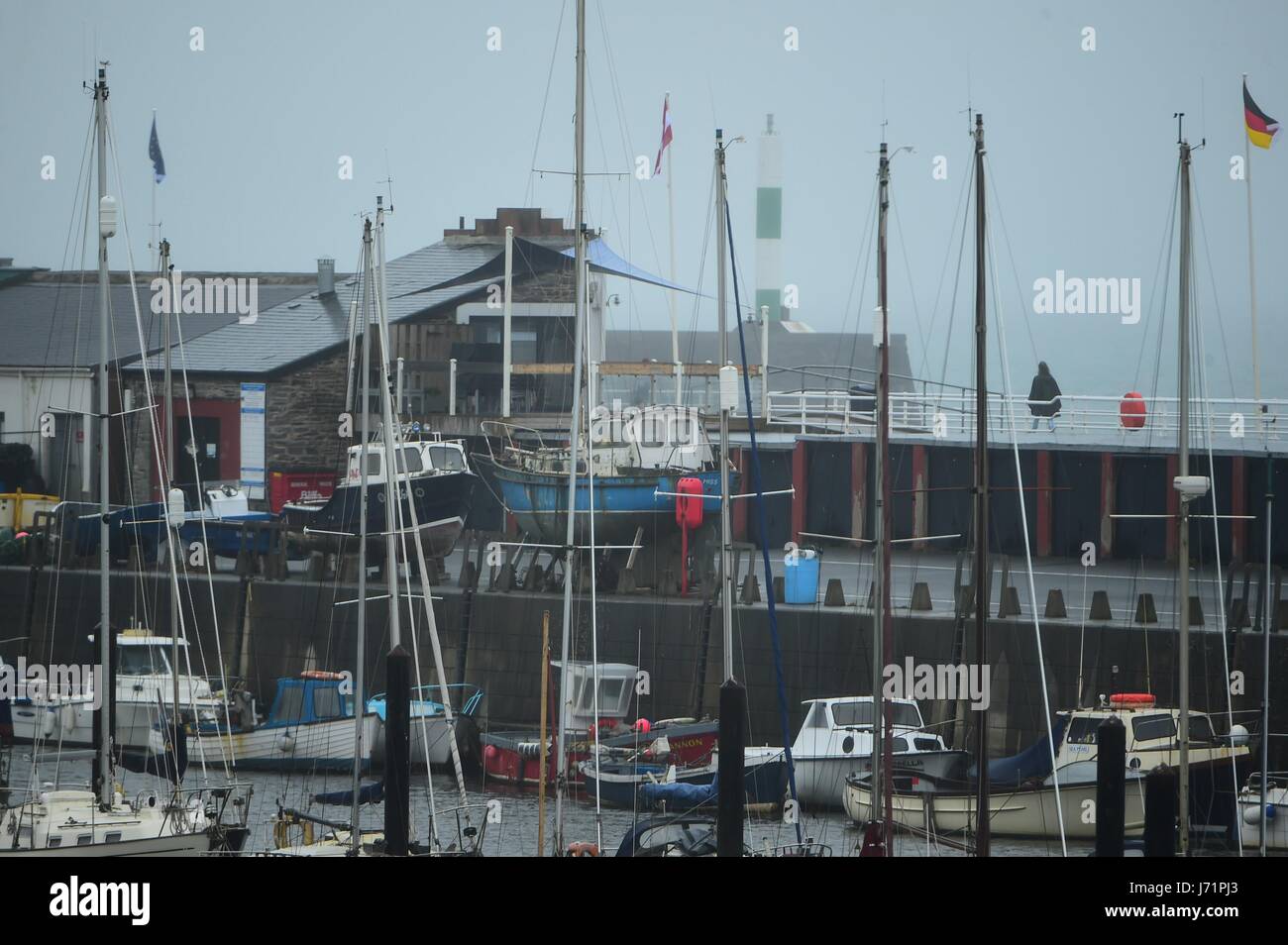 Aberystwyth Wales Uk, Dienstag, 23 Mai 2017 UK Wetter: Ein stumpf ...