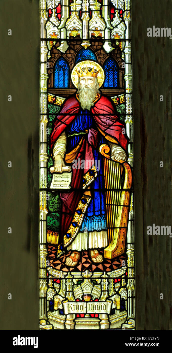 King David With Harp Stockfotos und -bilder Kaufen - Alamy