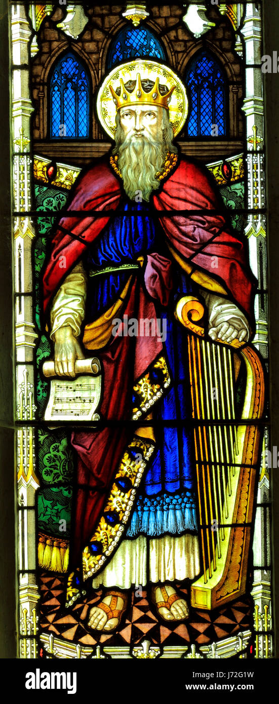 King David With Harp Stockfotos und -bilder Kaufen - Alamy