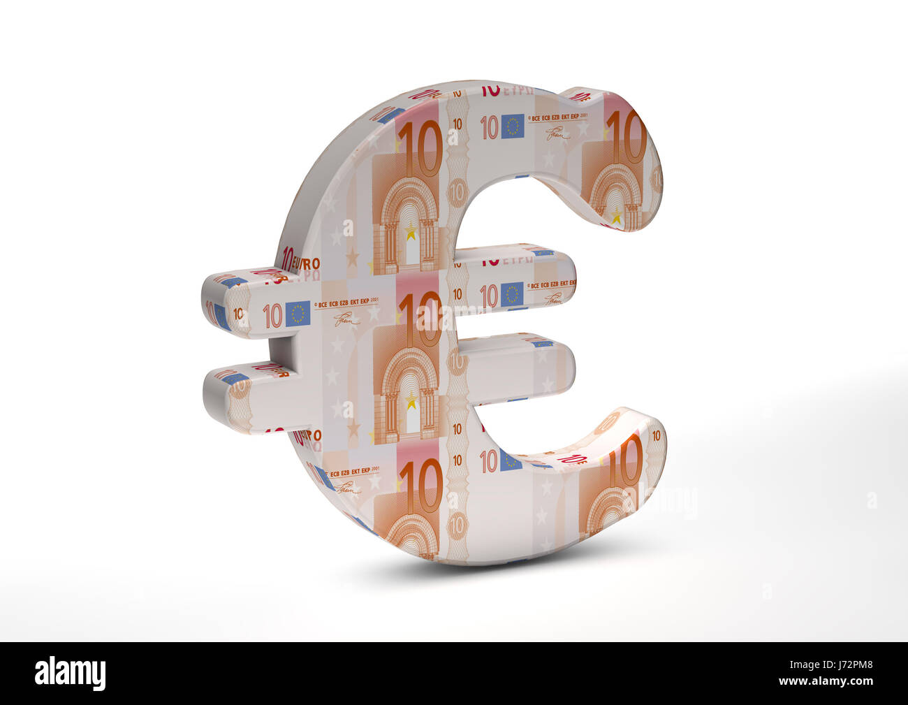 Euro Geldschein zehn Piktogramm Symbol Piktogramm Handel Symbol Geld ...