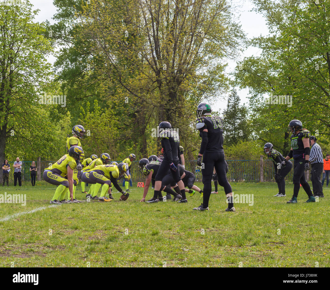 Linie der scrimmage -Fotos und -Bildmaterial in hoher Auflösung – Alamy