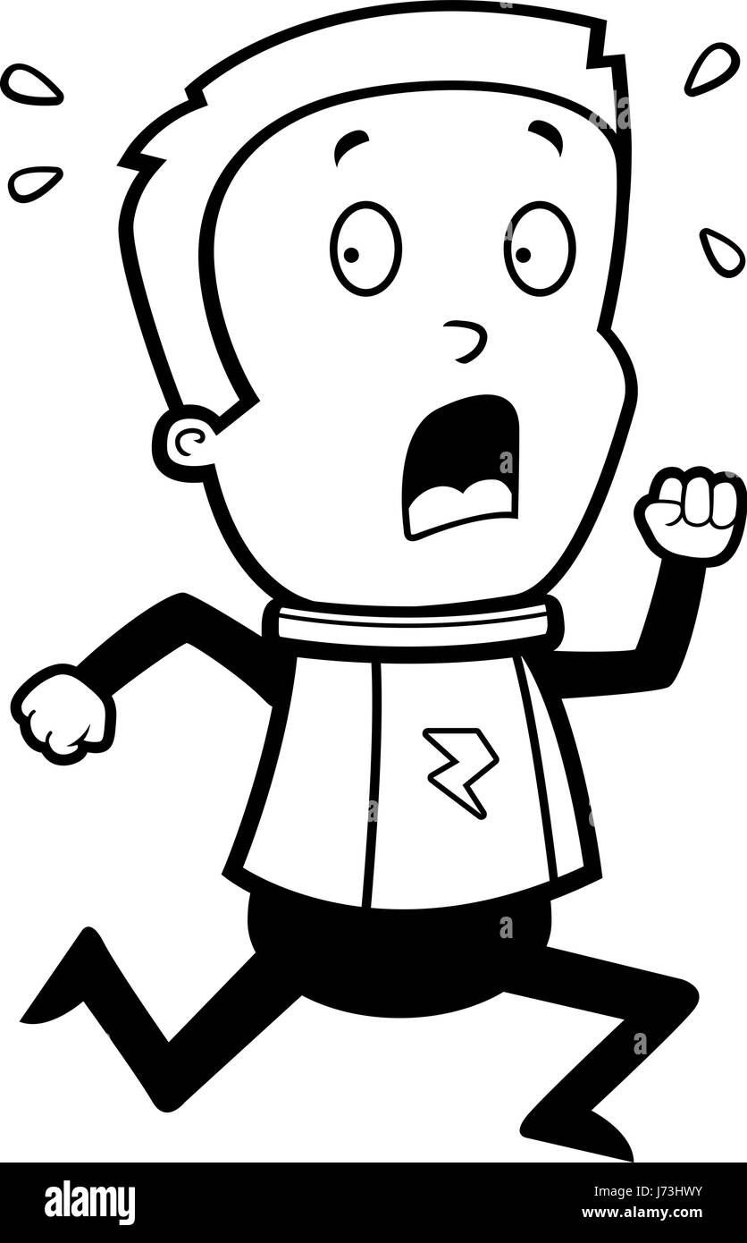 Angst cartoon -Fotos und -Bildmaterial in hoher Auflösung – Alamy