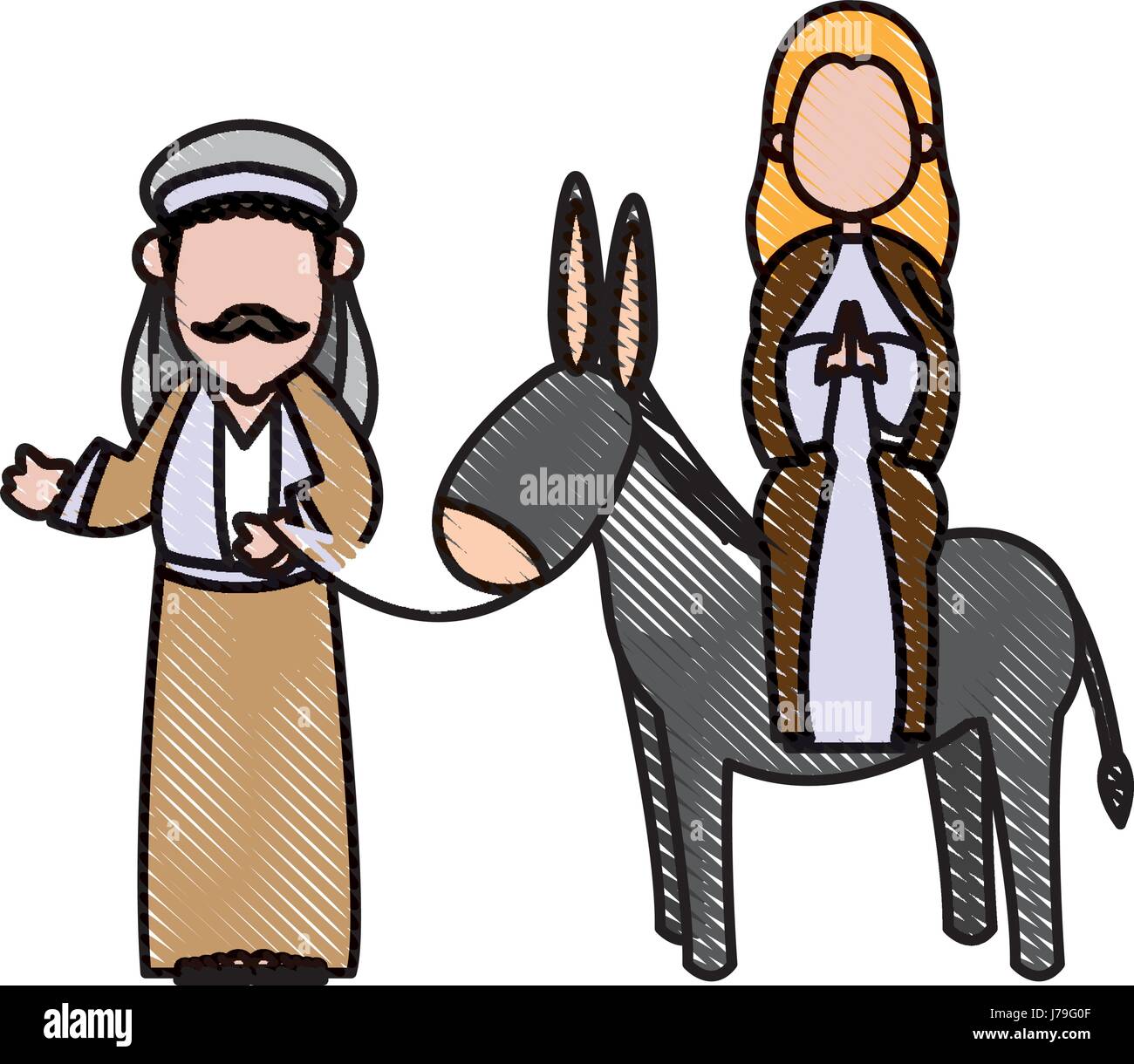 Mary And Joseph And Bethlehem Stockfotos und -bilder Kaufen - Alamy