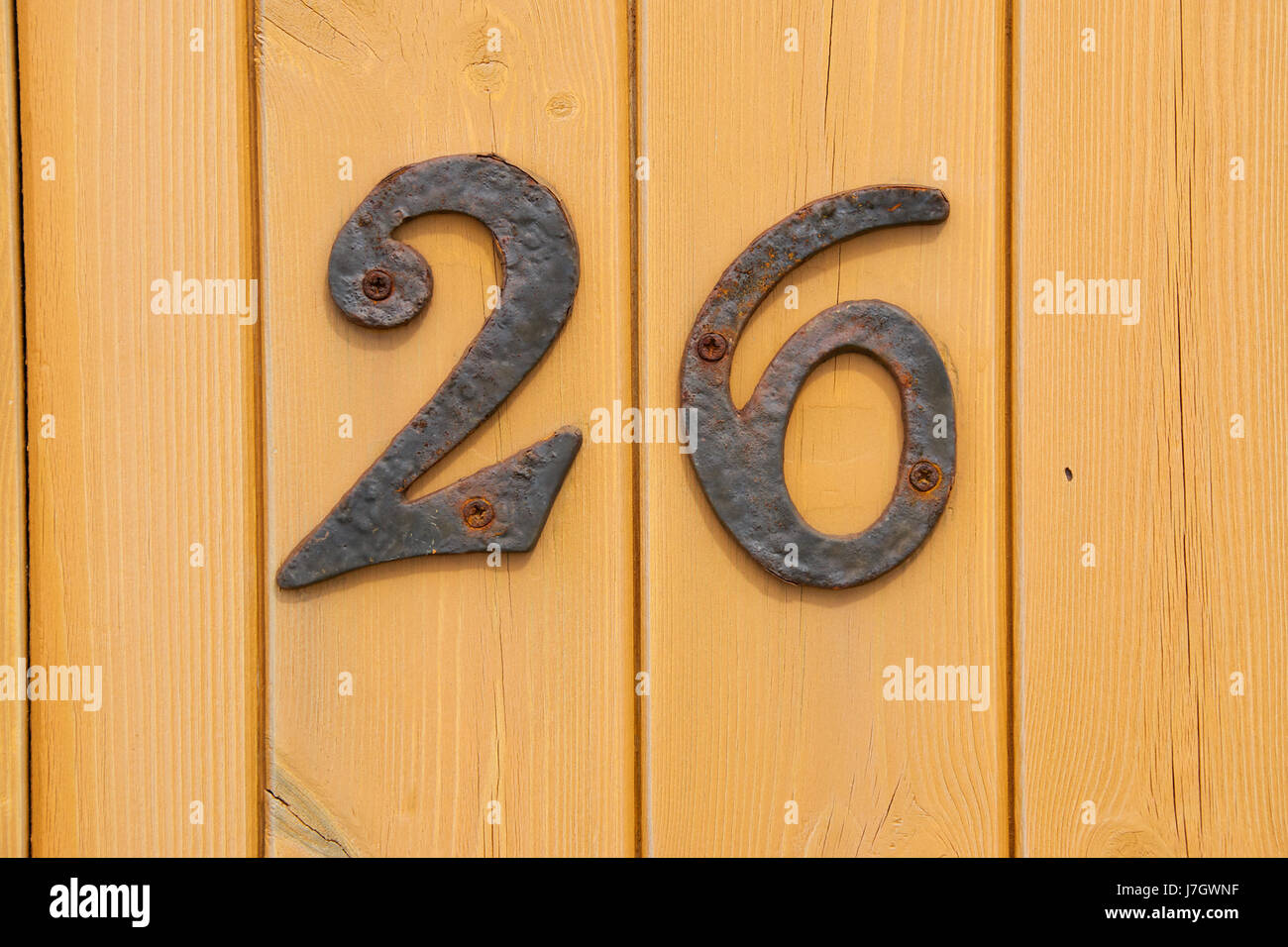 Number 26 -Fotos und -Bildmaterial in hoher Auflösung – Alamy