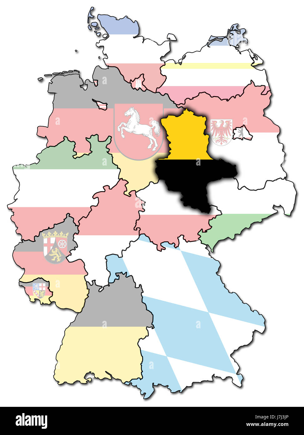 politische Farbe Vintage Deutschland Bundesrepublik Deutschland Flagge ...