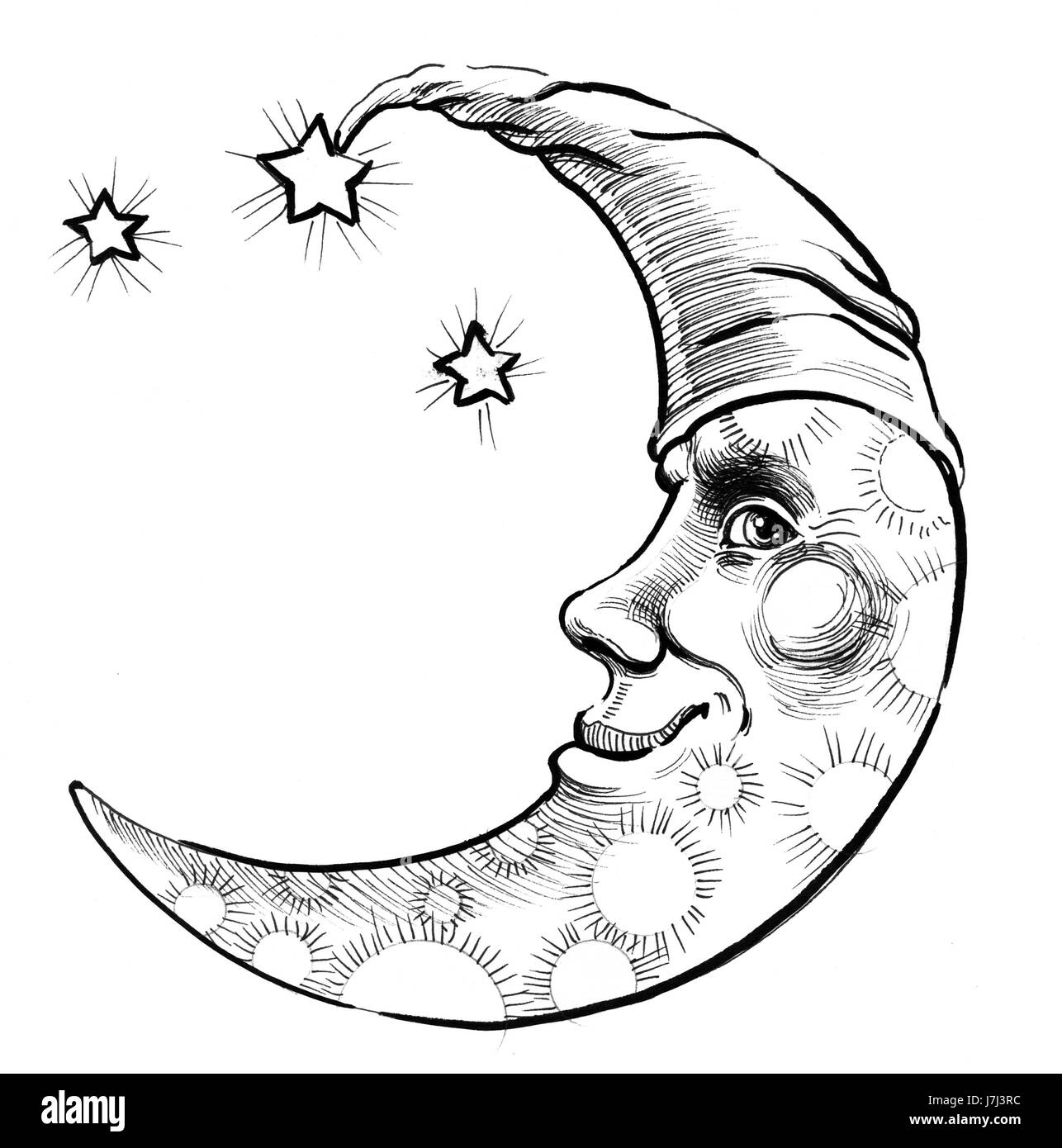 Mond Gesicht Stockfotos und -bilder Kaufen - Alamy