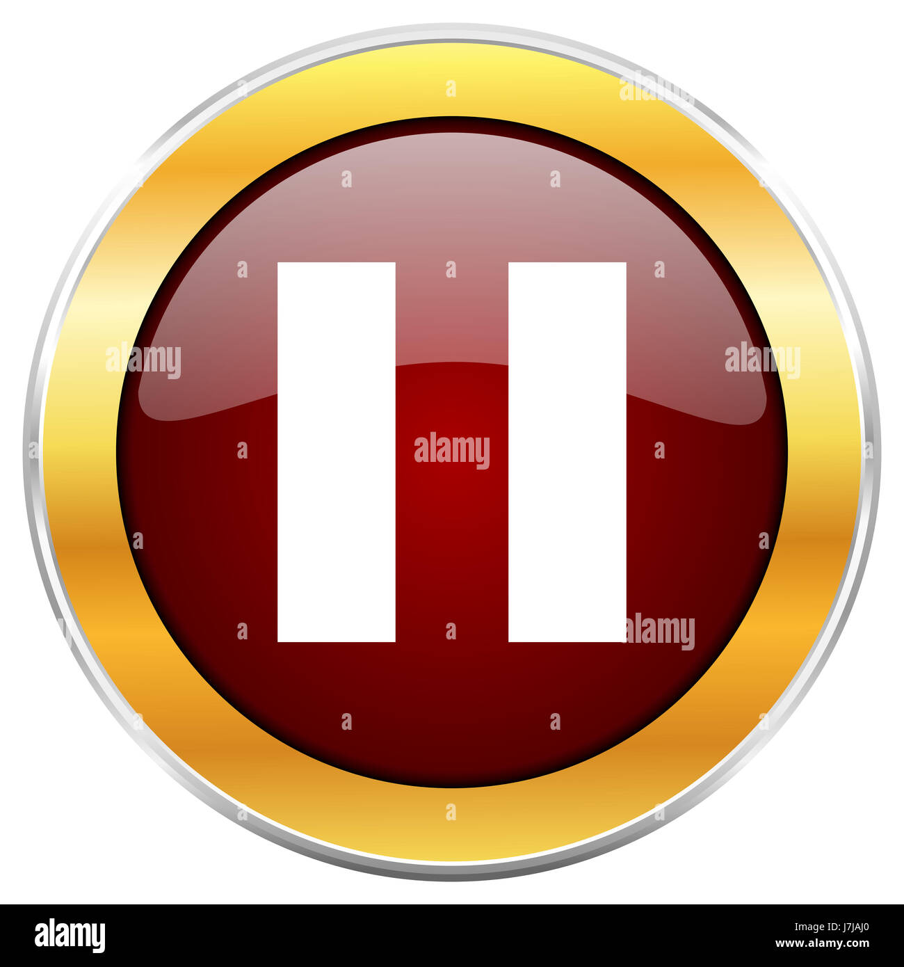 Pause Piktogramm Ausgeschnittene Stockfotos und -bilder - Alamy