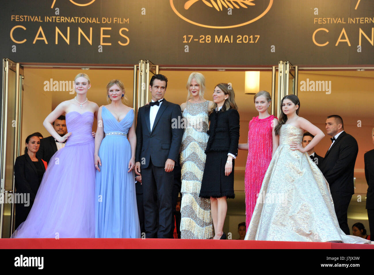 70 ° Cannes Filmfestival 2017, roten Teppich Film "Beguiled". Im Bild ...