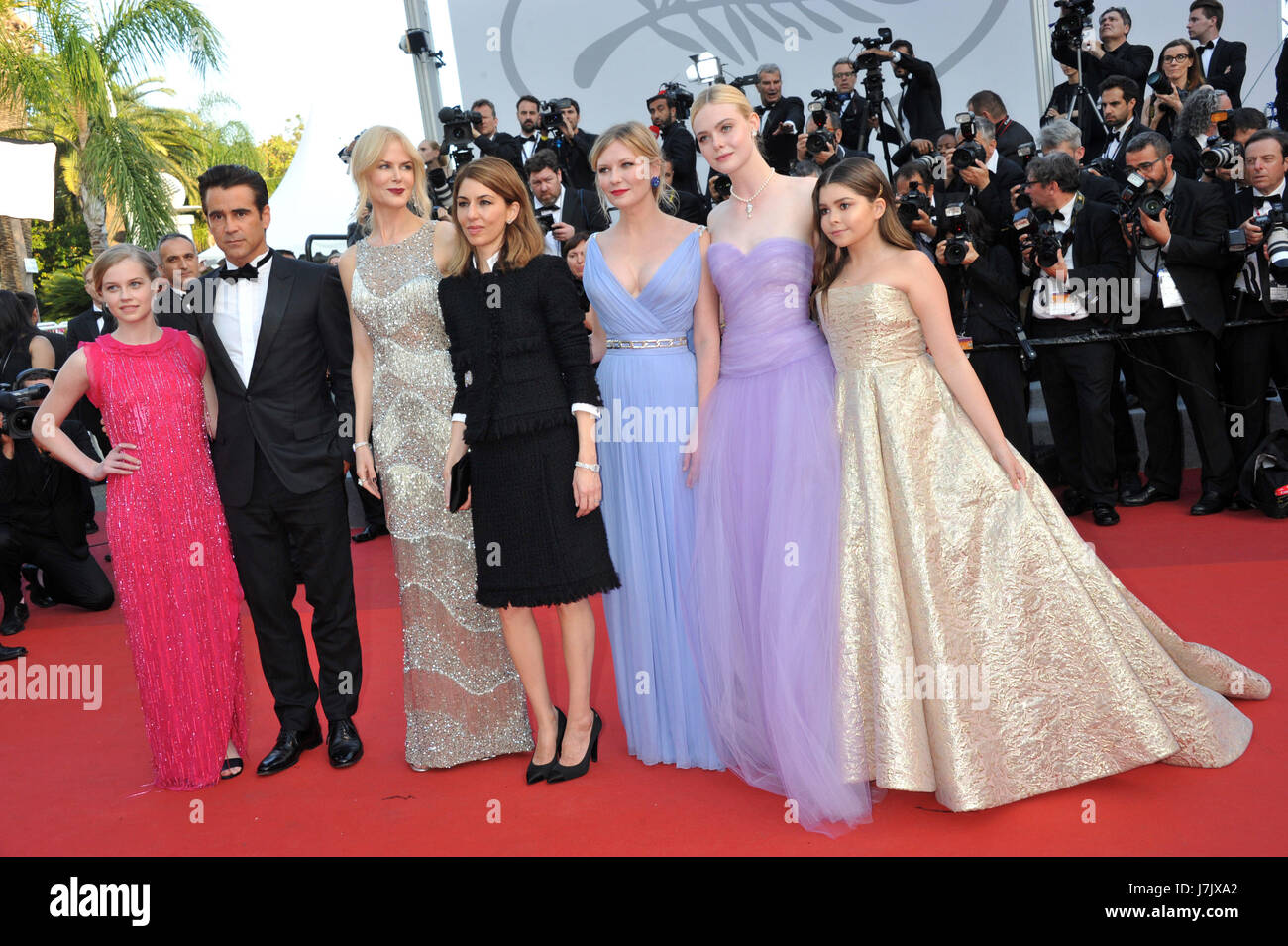 70 ° Cannes Filmfestival 2017, roten Teppich Film "Beguiled". Im Bild ...