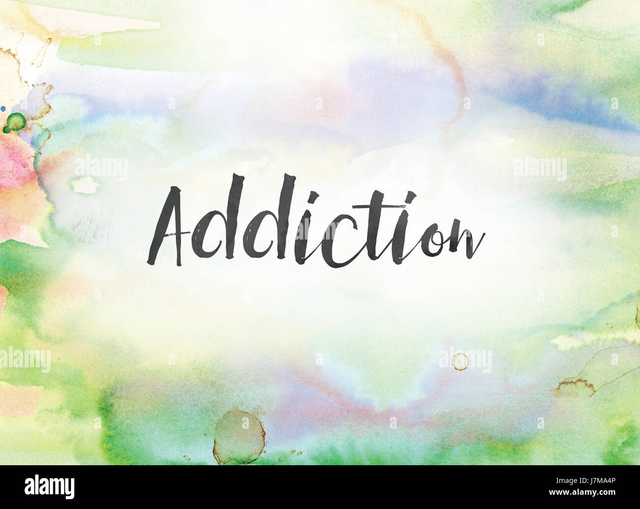 Das Wort sucht Konzept und Design in schwarzer Tinte auf einem bunt ...