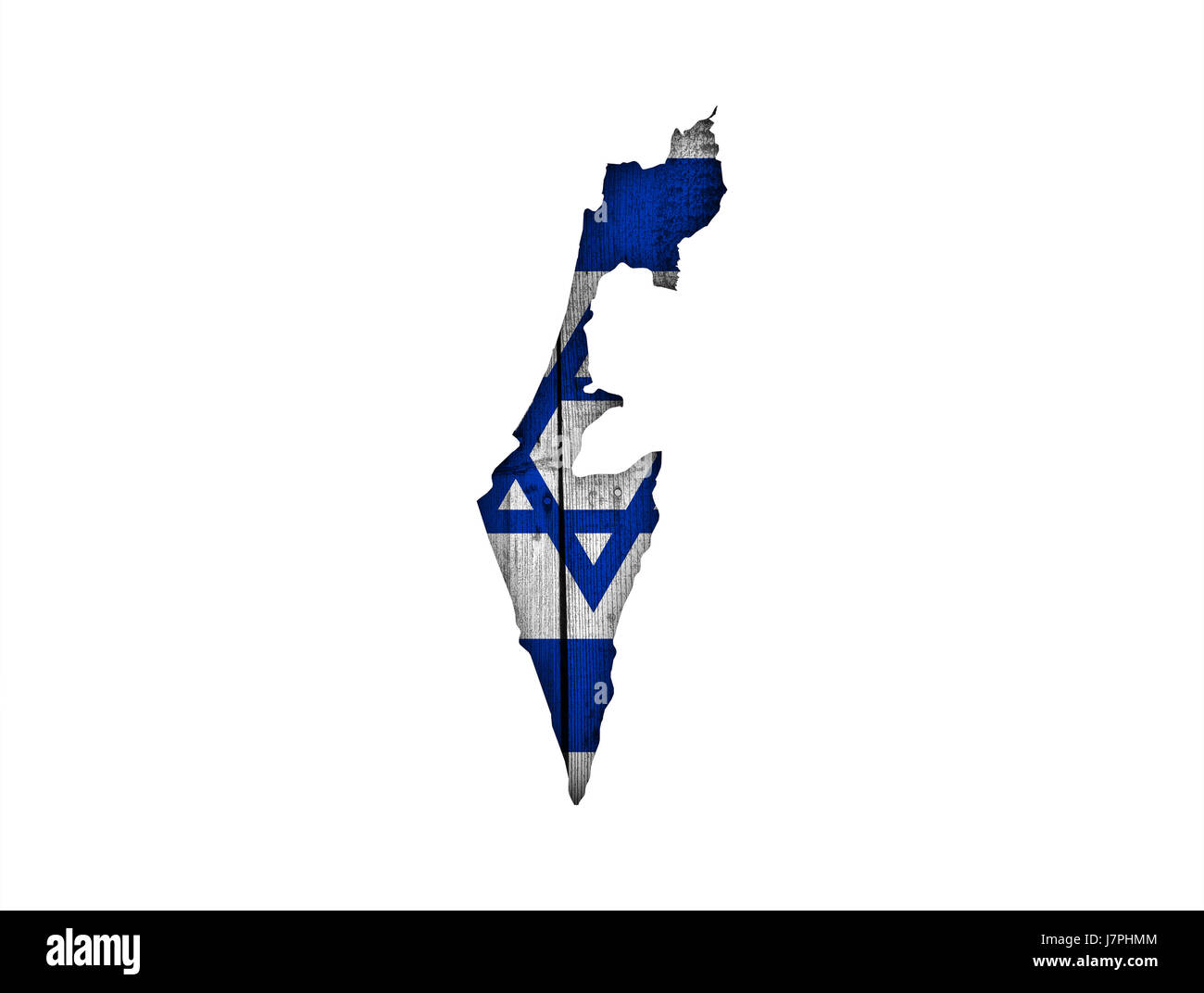 Karte und Flagge Israels auf verwittertem Holz Stockfotografie - Alamy