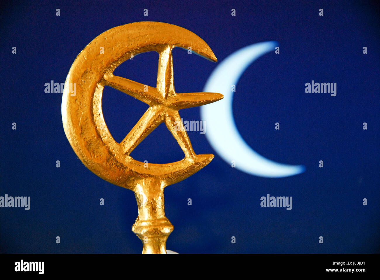Muslim Symbol Islam Symbol Crescent Stockfotos und -bilder Kaufen - Alamy