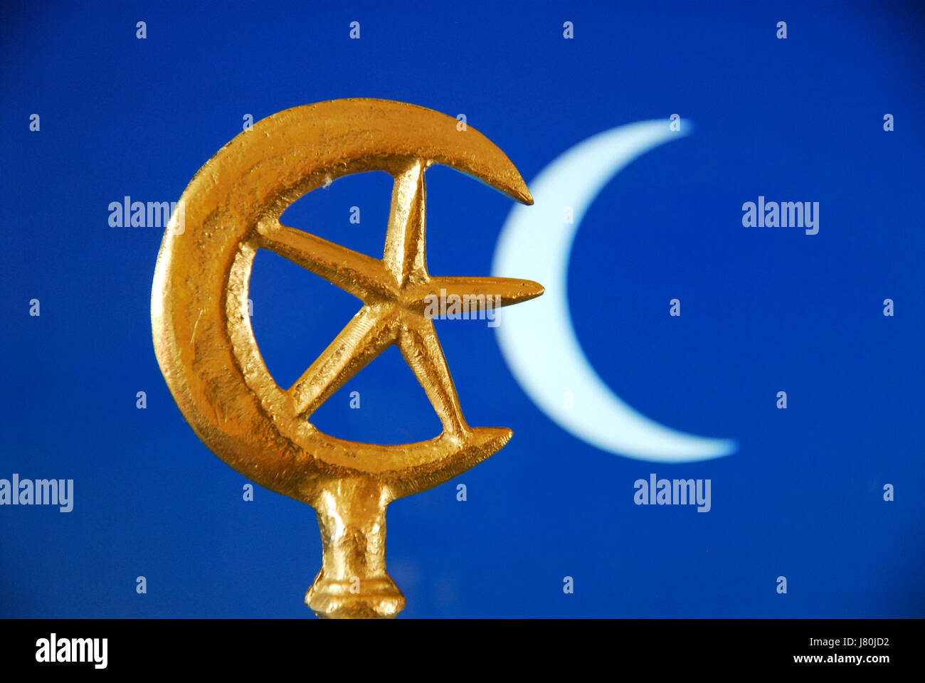 Muslim Symbol Islam Symbol Crescent Stockfotos und -bilder Kaufen ...
