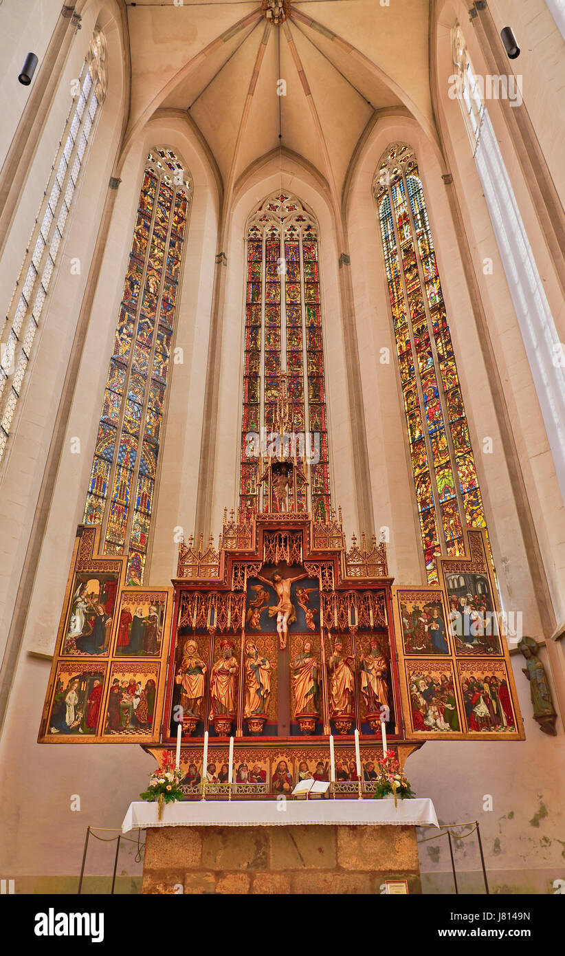 Deutschland, Bayern, Rothenburg Ob der Tauber, St. Jakobs Kirche oder ...