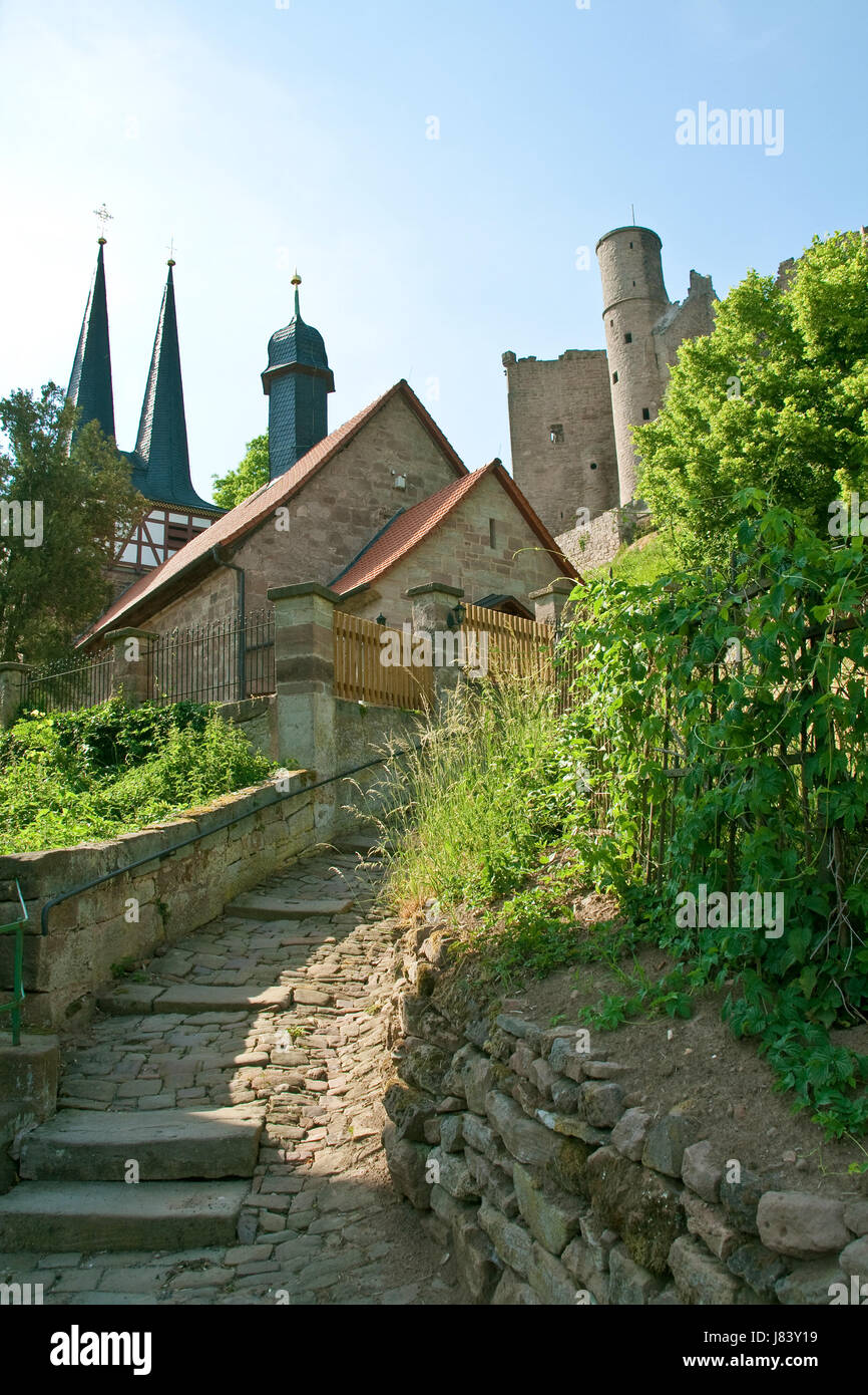 Treppen Kirche Sandstein Glockentürme Schloss Burg Treppen Kirchenruine ...