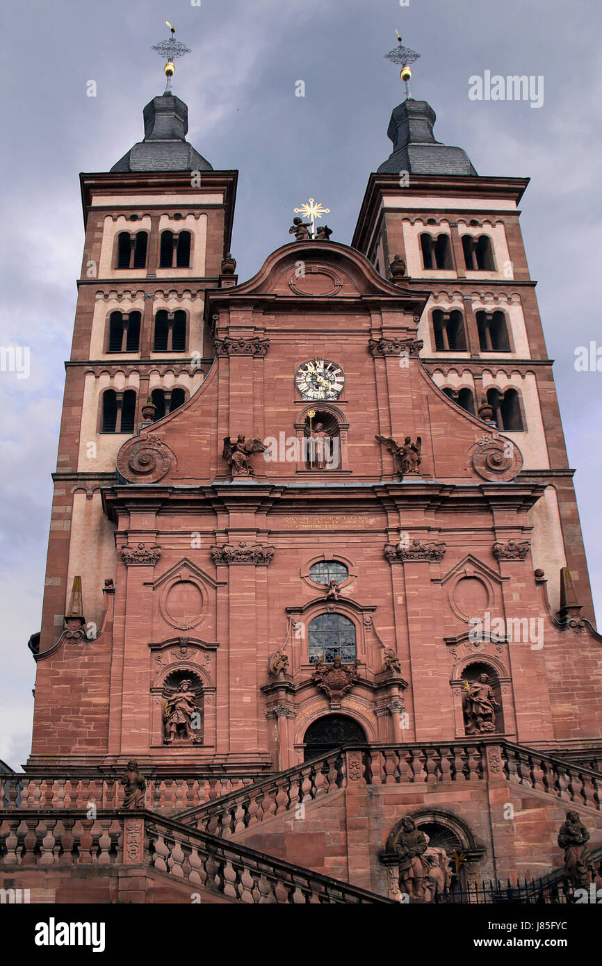 barocker Sandstein Minster Plattform Kirche barocke Türme Sandstein ...