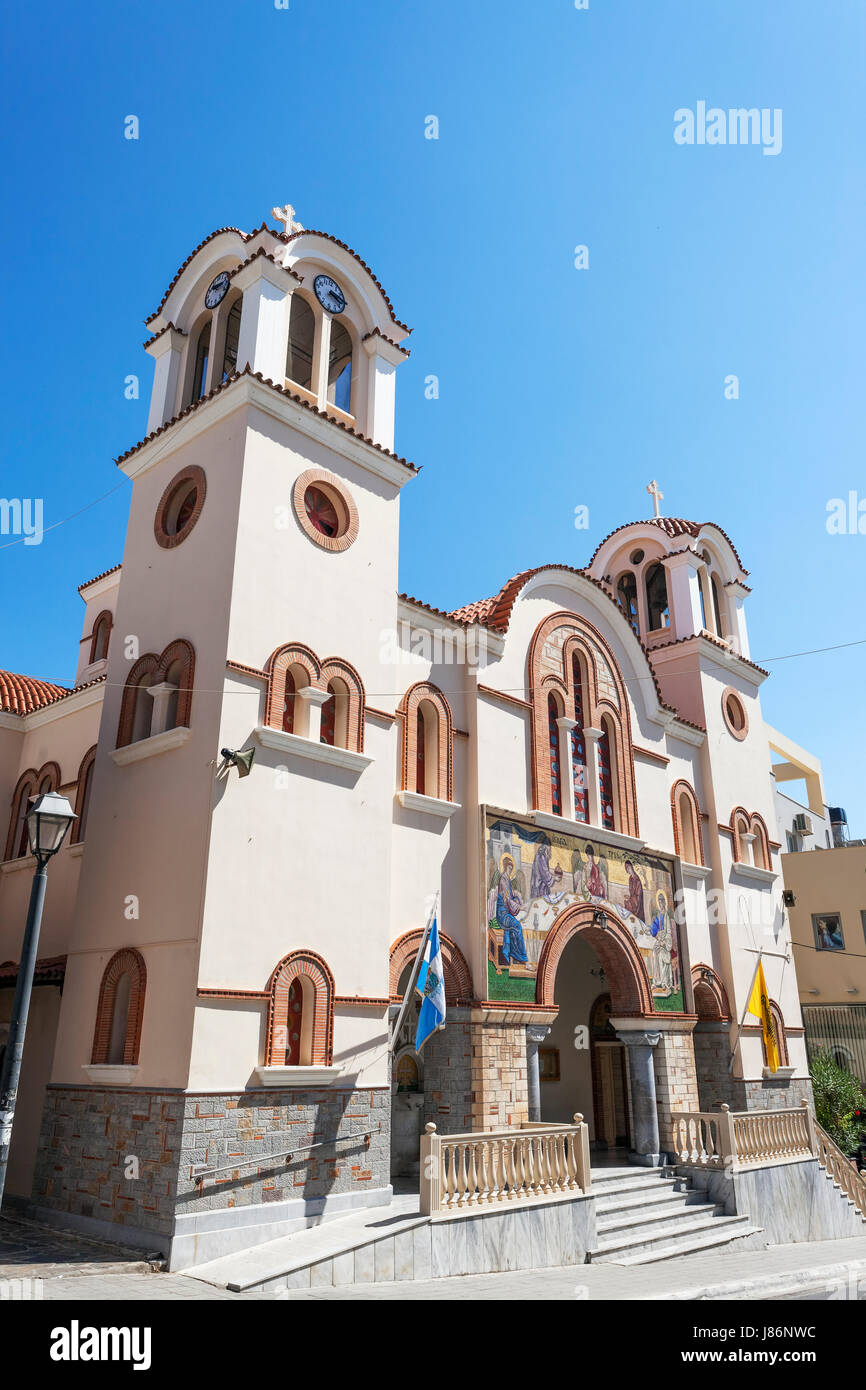 Kirche von Agia Triada, Agios Nikolaos, Kreta, Griechenland ...