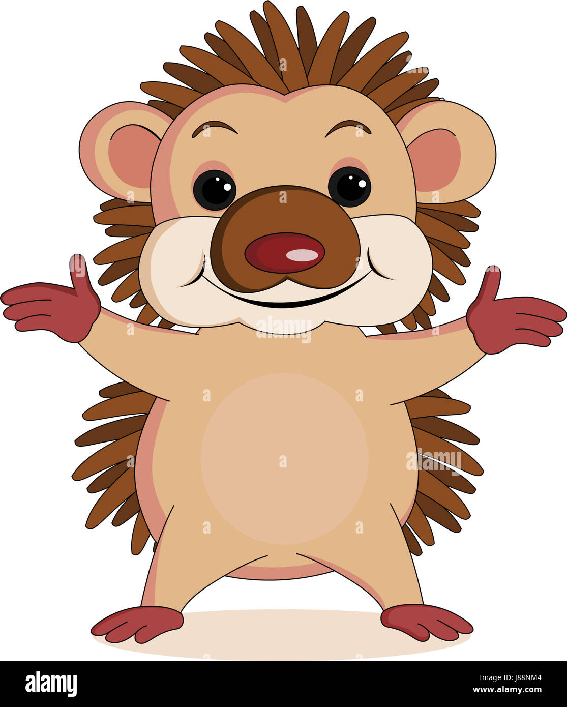 Cartoon igel -Fotos und -Bildmaterial in hoher Auflösung – Alamy