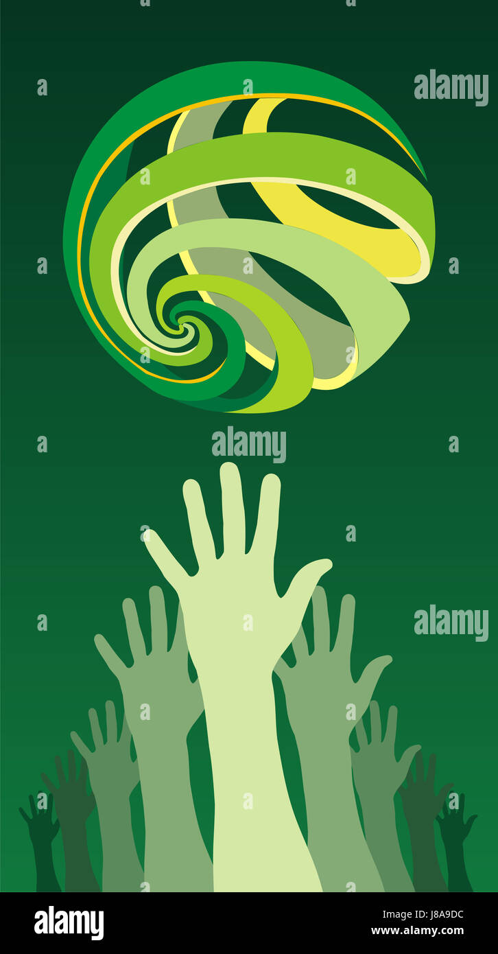 Hand, Hände, Reichweite, Globus, Planeten, Erde, Welt, Zeichen, Symbol ...