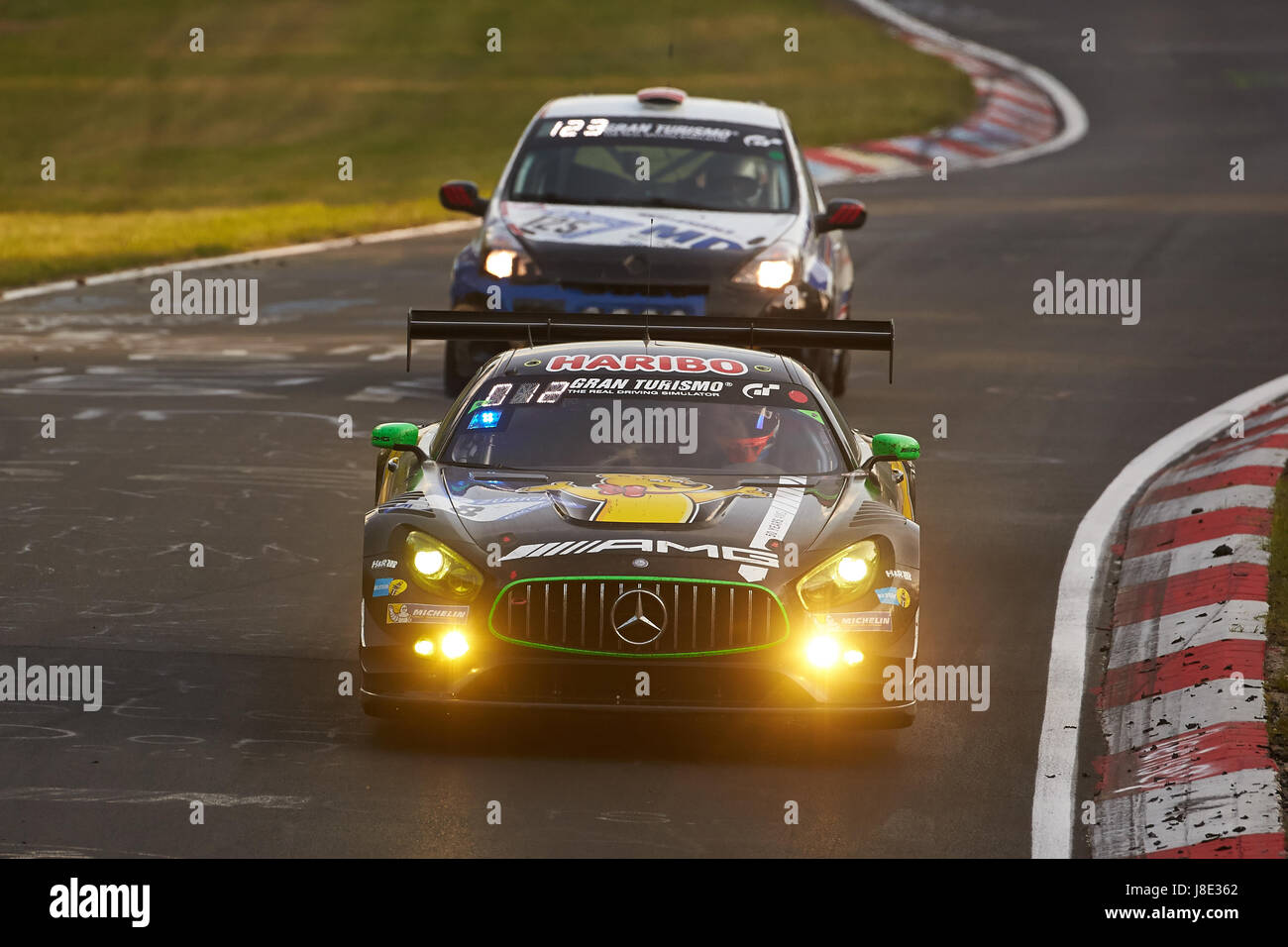Nuerburg, Deutschland. 28. Mai 2017. Mercedes-AMG GT3 für das Haribo ...