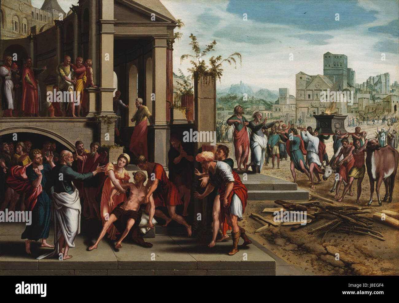 Meister des Paulus und Barnabas und Kreis von Jan Sanders van Hemessen ...