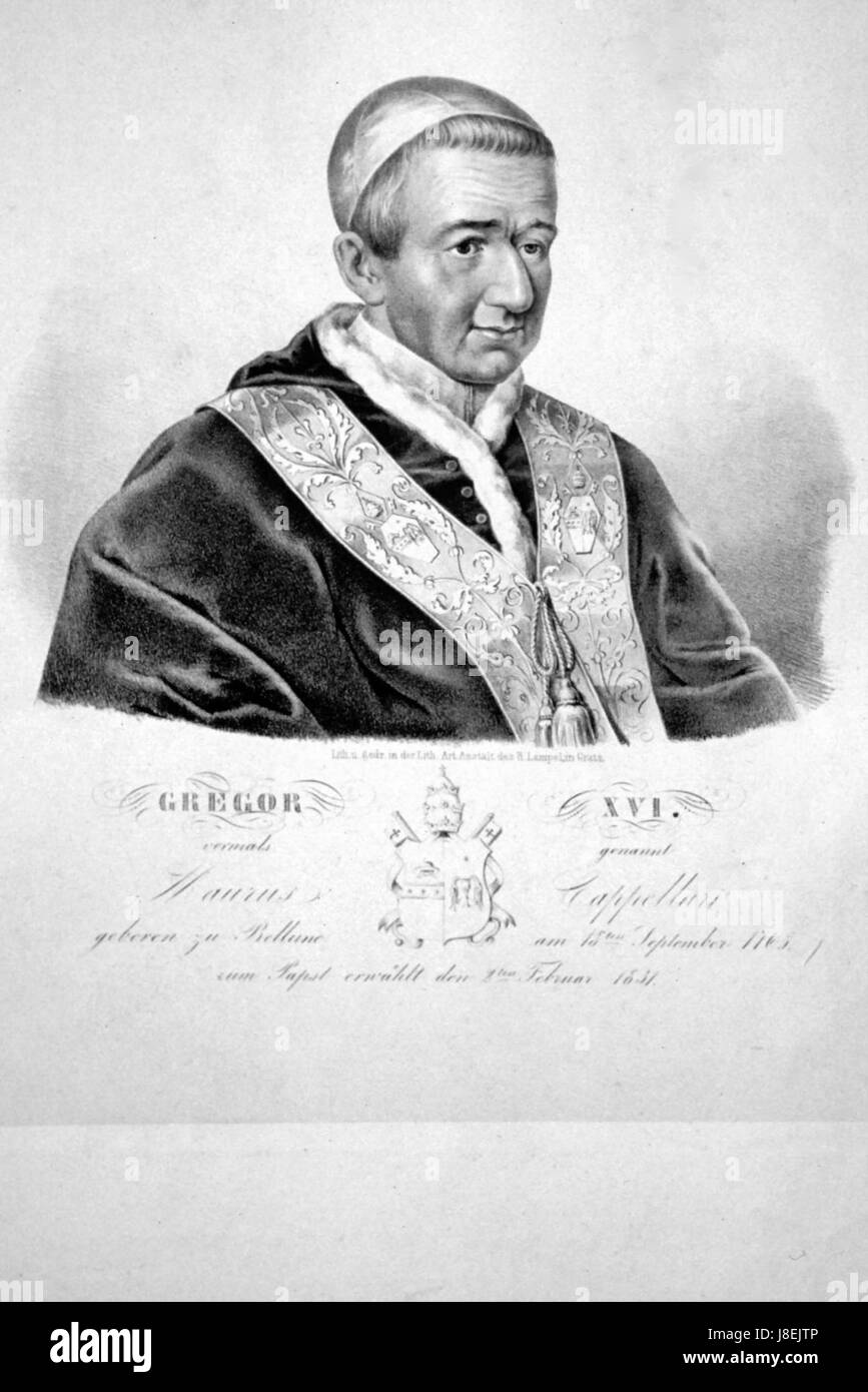 Gregor xvi -Fotos und -Bildmaterial in hoher Auflösung – Alamy