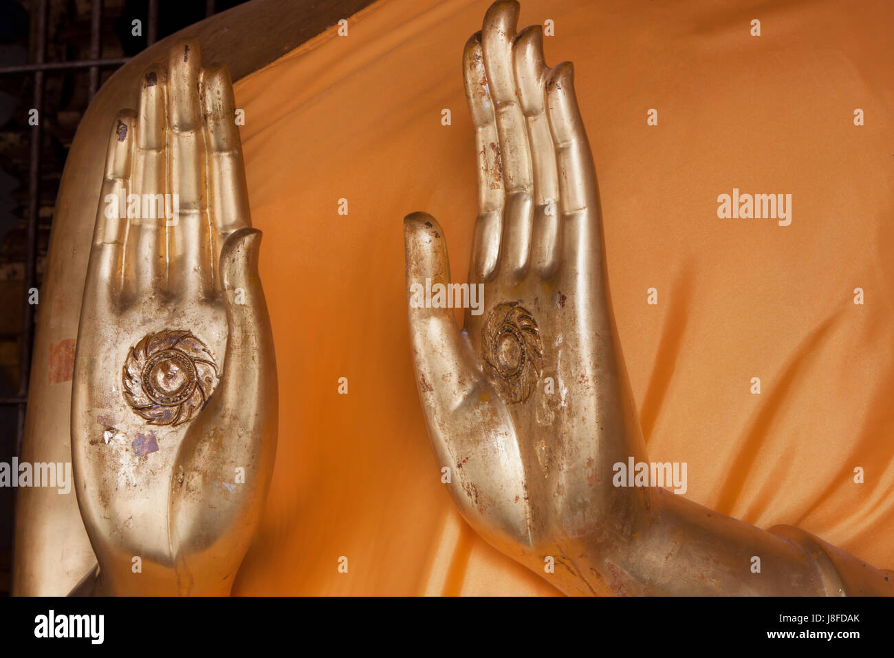 Hand, Religion, Statue, Buddha, Buddhismus, Piktogramm, Seide, Gewebe ...