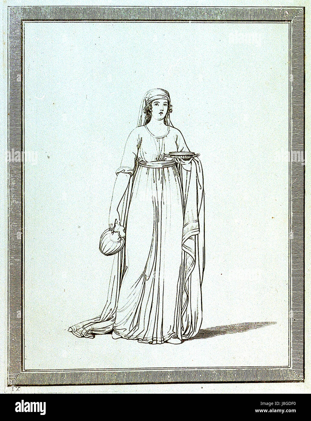 Dieses Kunstwerk von Friedrich Rehberg mit dem Titel „Lady Hamilton IX ...